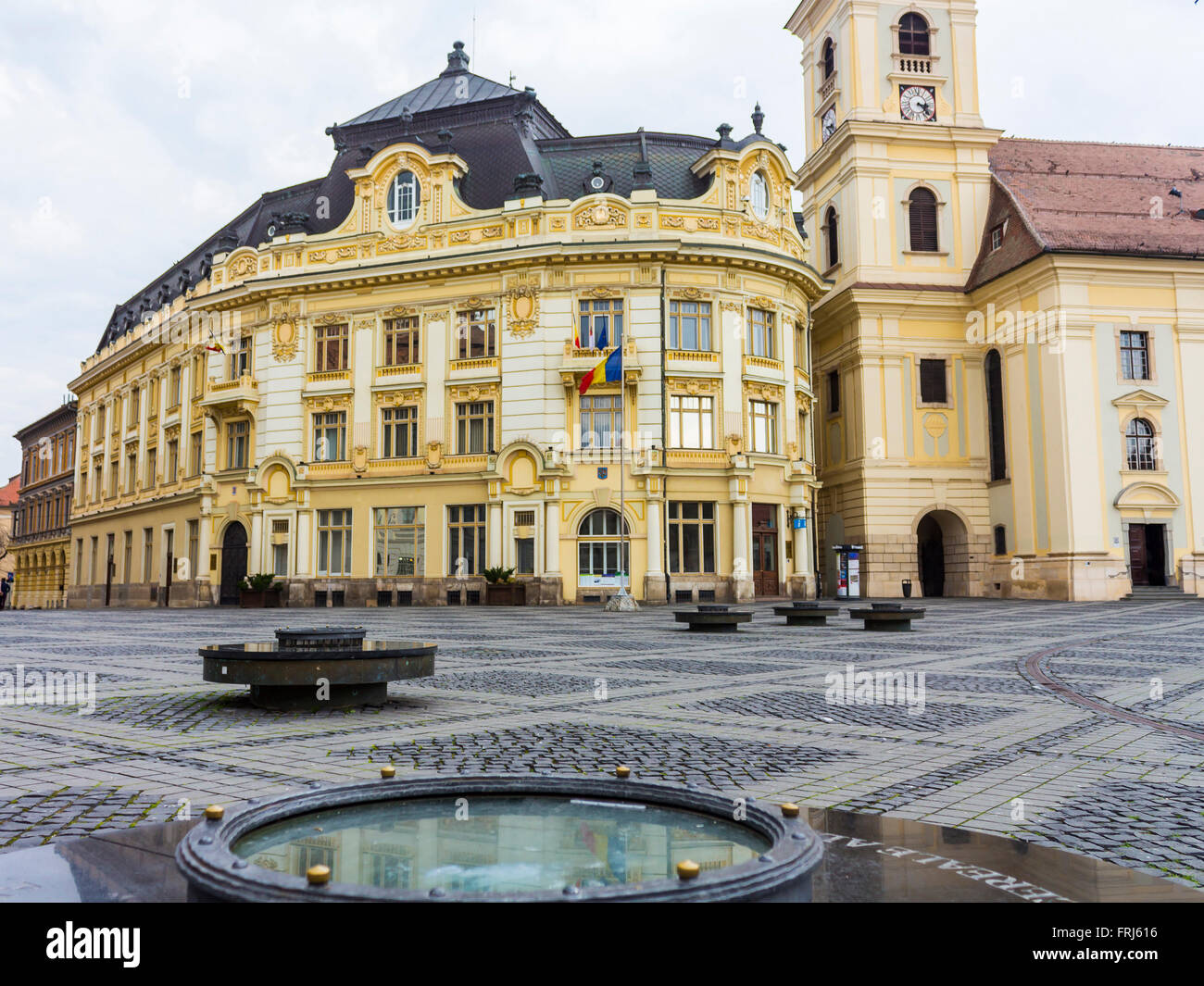 Sibiu City Hall Stock Photo - Alamy