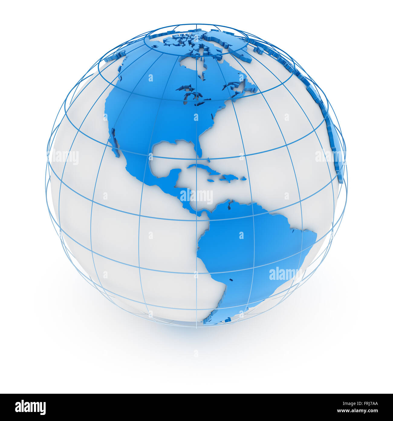 3d globe map hi-res stock photography and images - Alamy