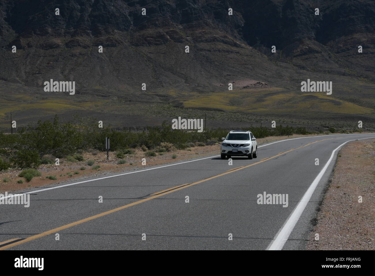 Driving in desolate road hi-res stock photography and images - Alamy