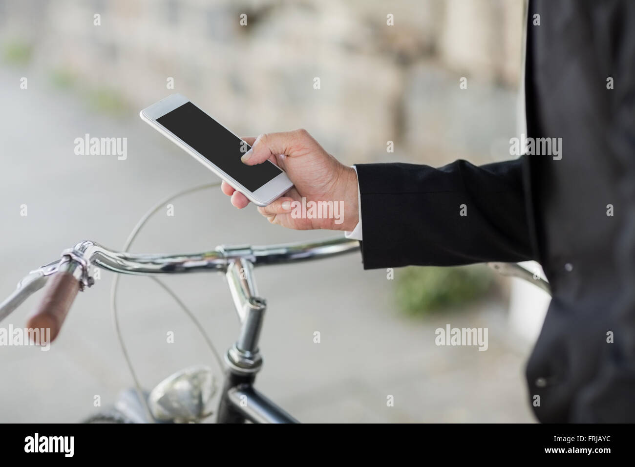 Midsection mature businessman using hi-res stock photography and images ...