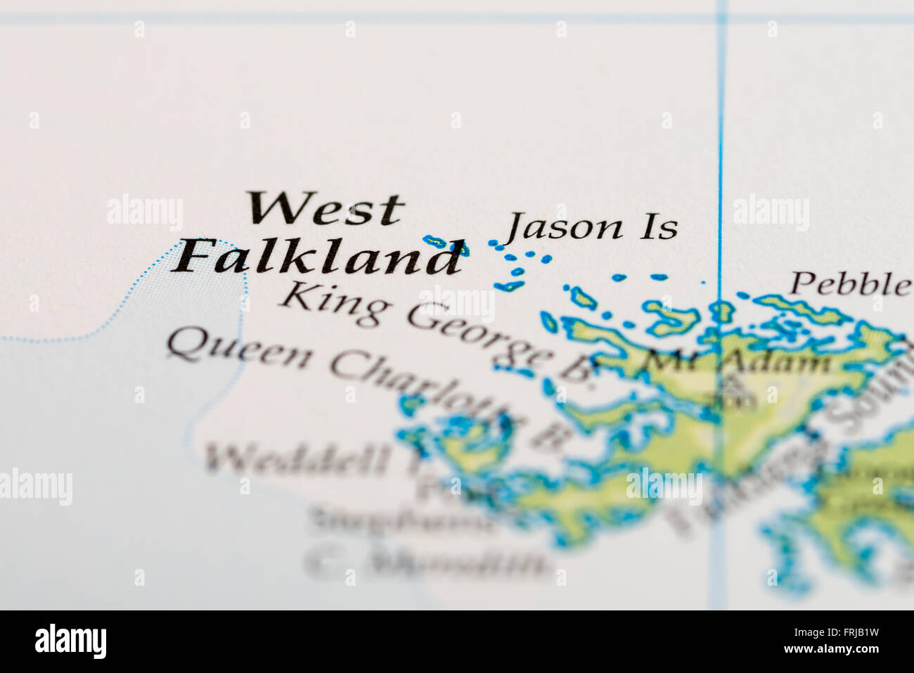 Falkland islands map hi-res stock photography and images - Alamy
