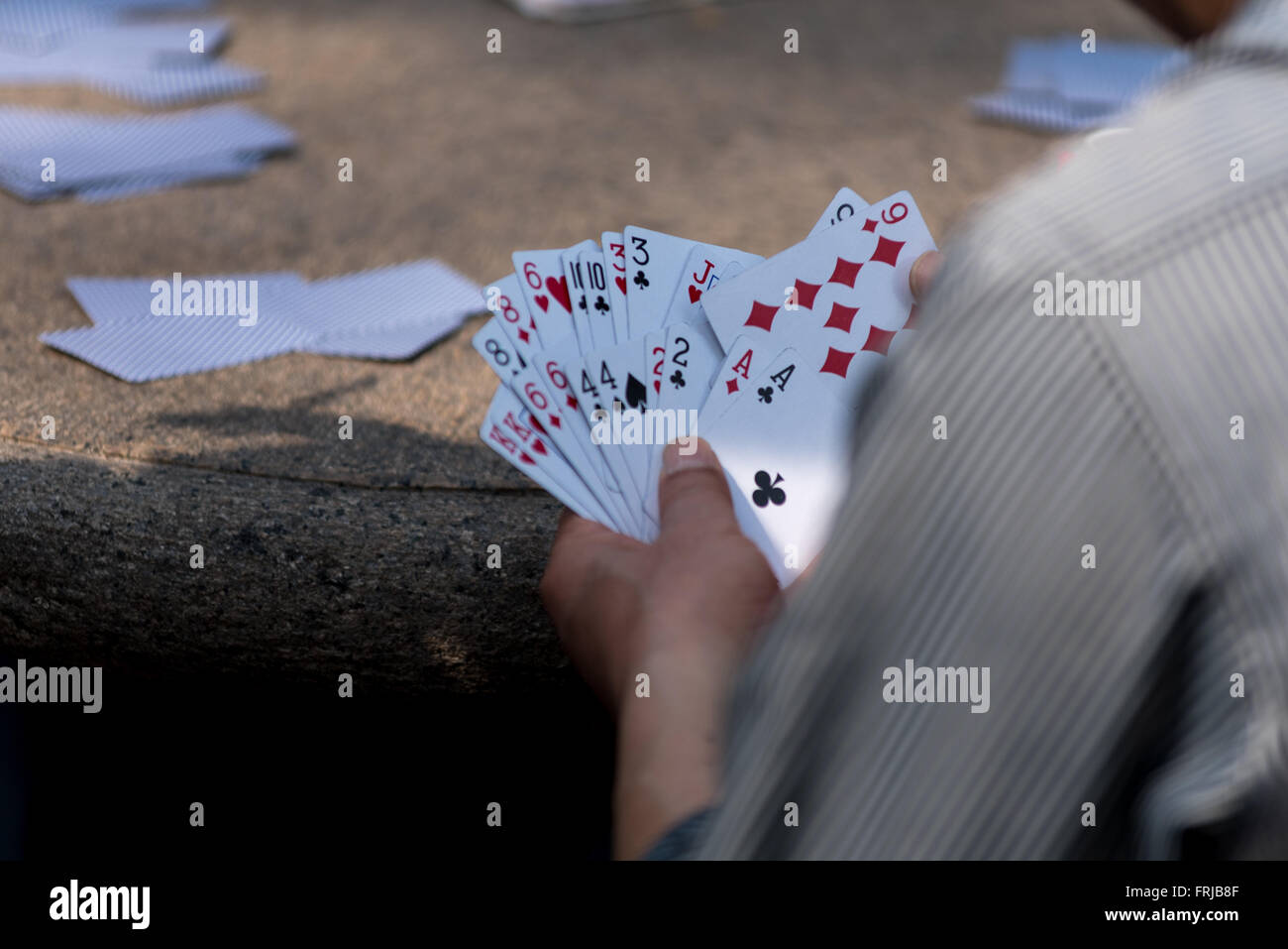 Hand of cards hi-res stock photography and images - Alamy