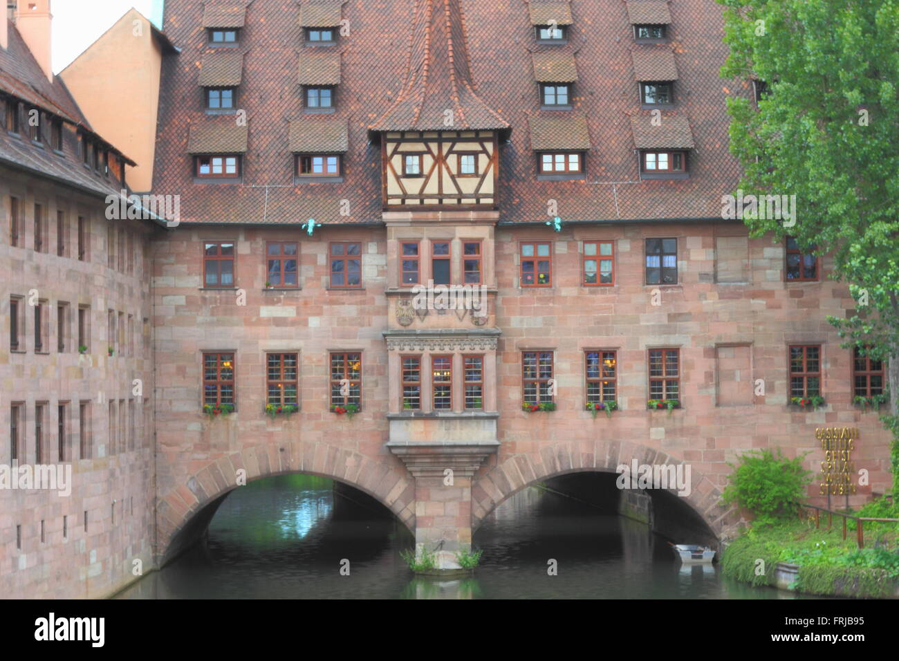 Hospital of the Holy Spirit, Nuremberg, Bavaria, Germany Stock Photo ...