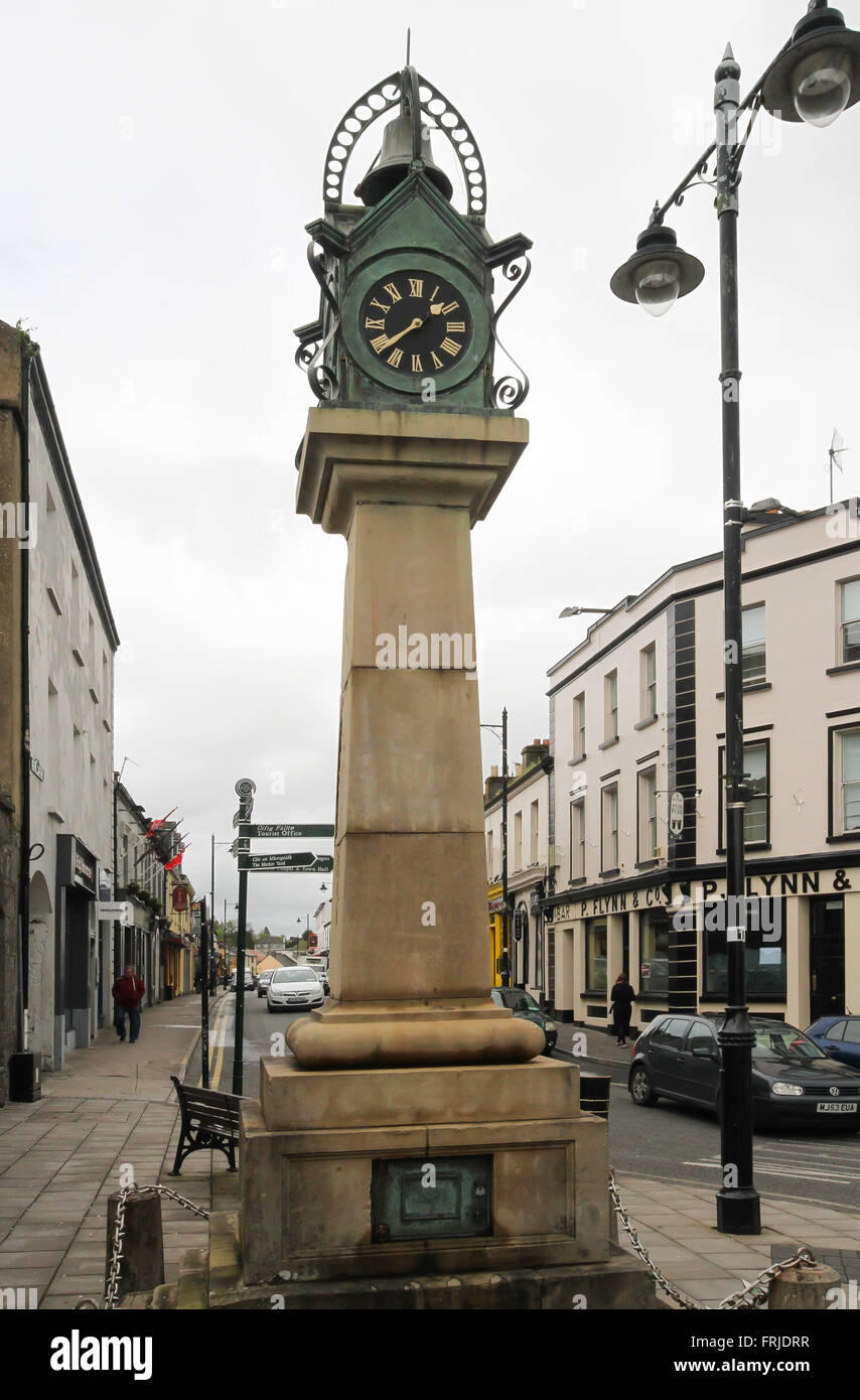 Clock Monument In Irish Town High Resolution Stock Photography and ...