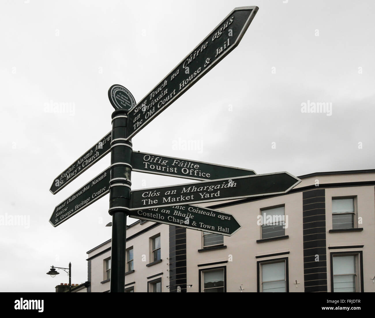 Town trail signs - directions of what to see in Carrick on Shannon ...