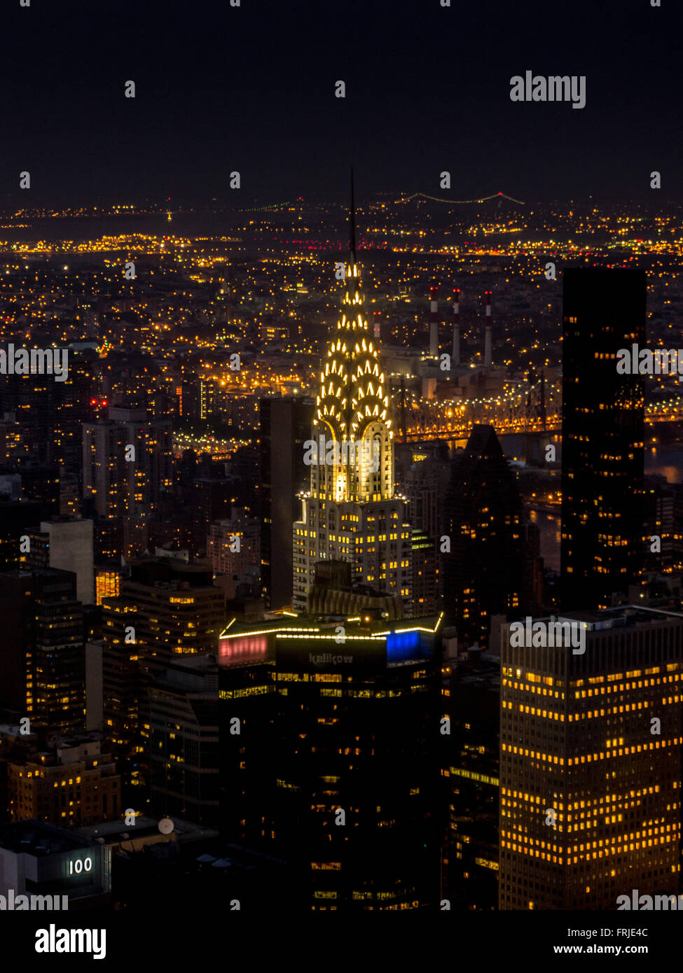 Chrysler building night hi-res stock photography and images - Alamy