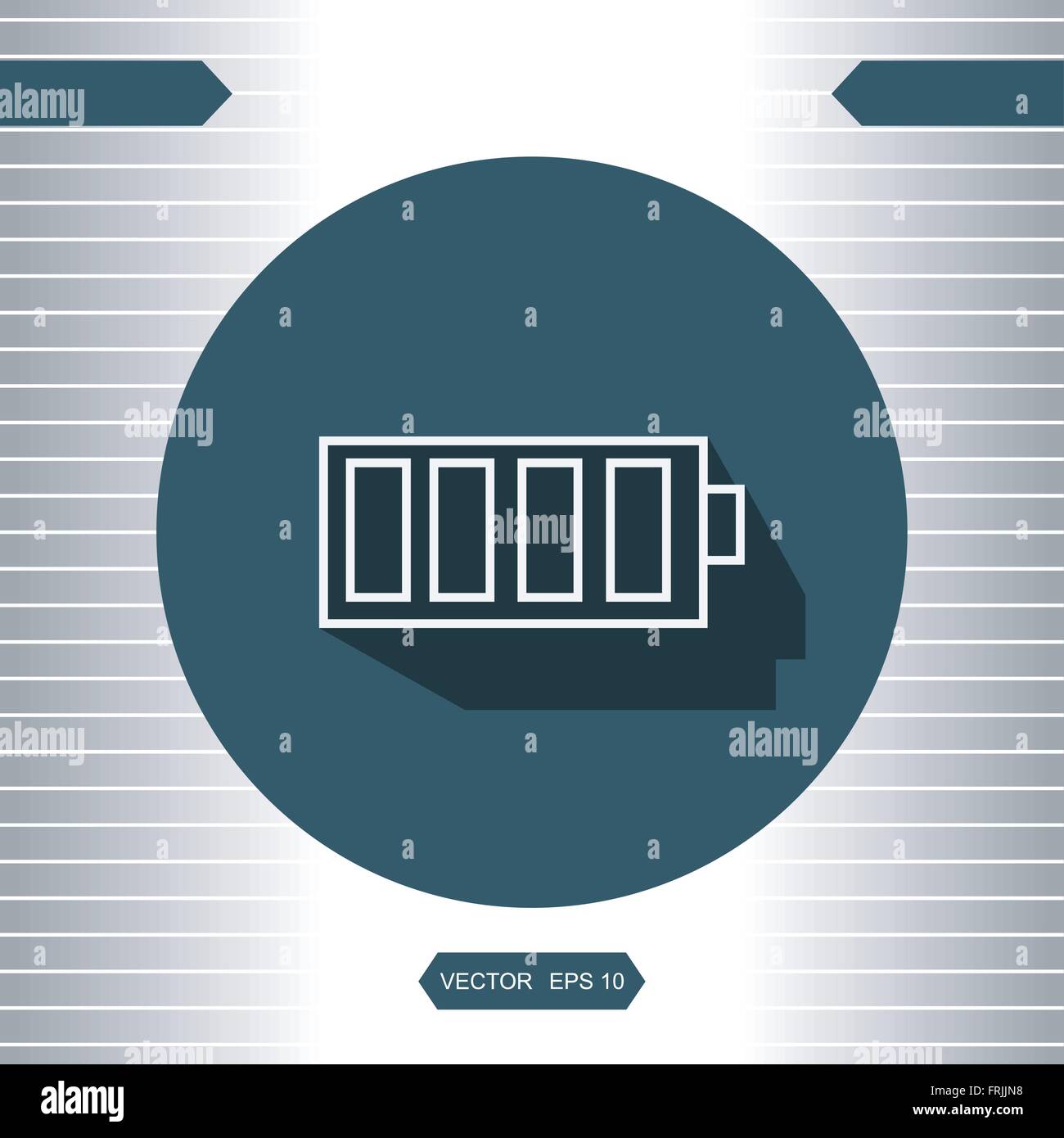 full battery charge Stock Vector Image & Art - Alamy