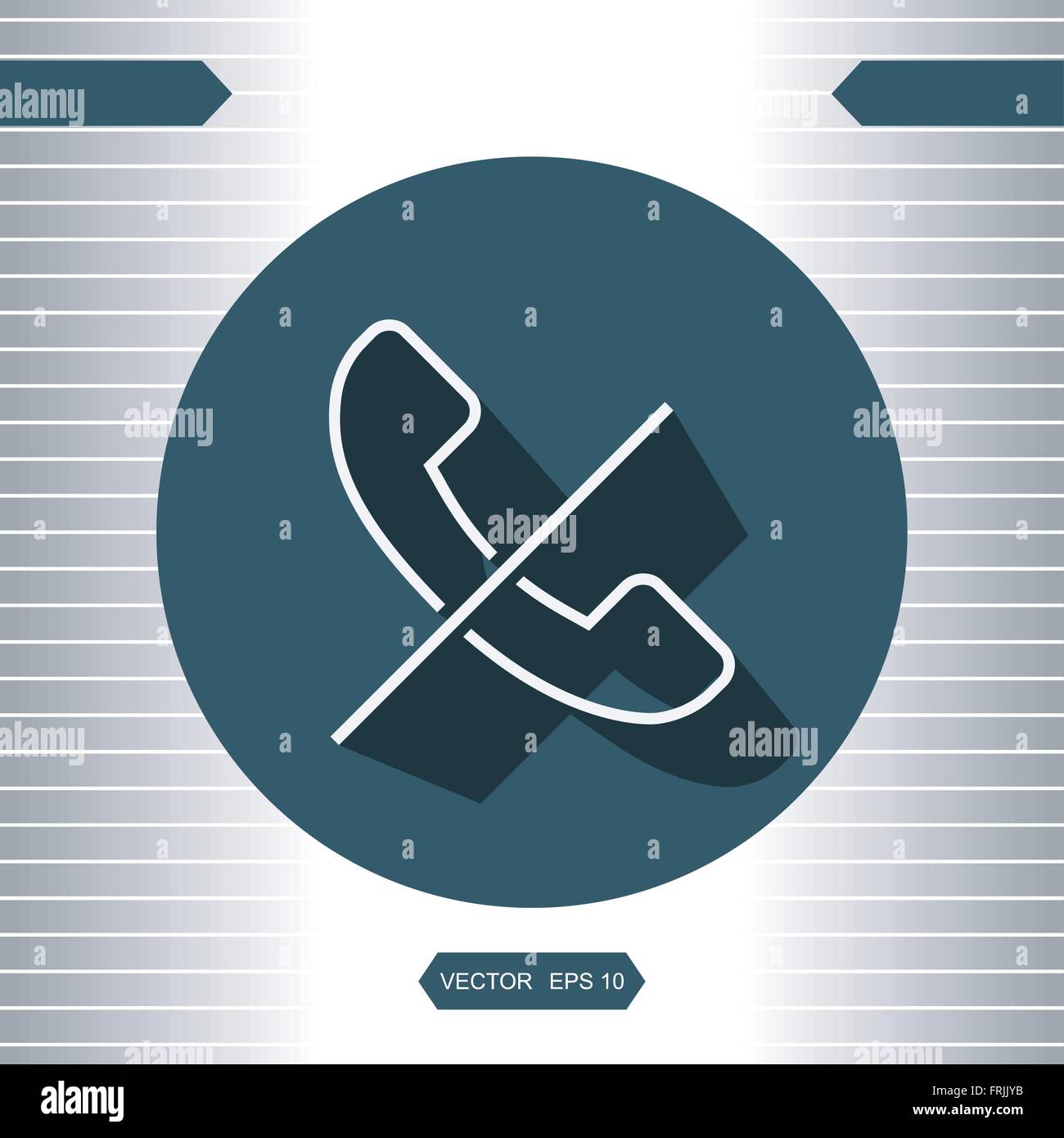 Call cancel vector Stock Vector Images - Alamy