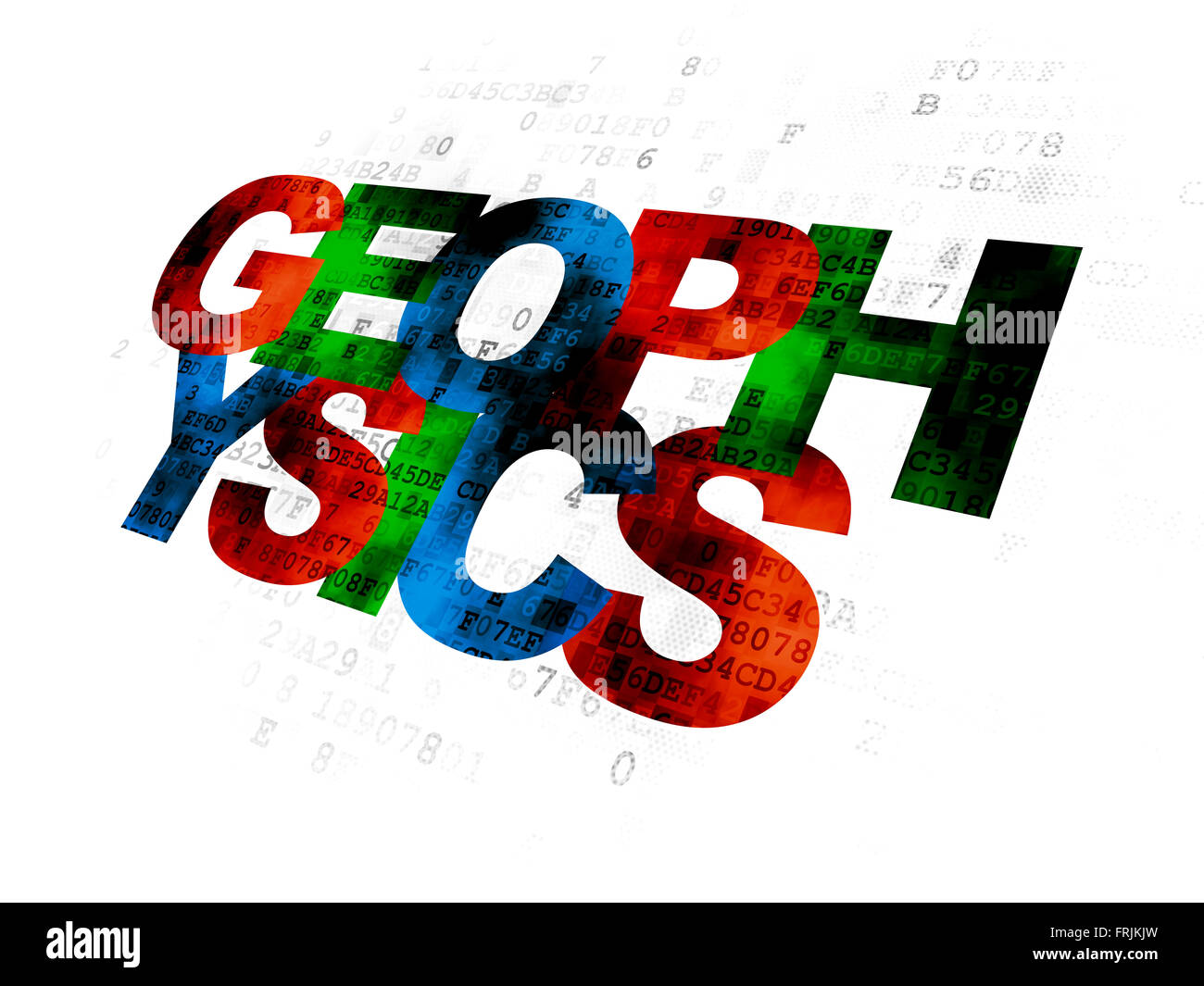 Science concept: Geophysics on Digital background Stock Photo - Alamy