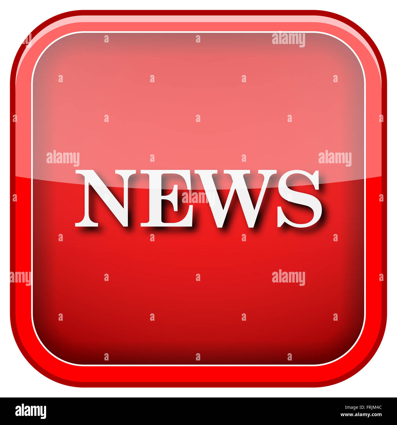 Breaking news red square Cut Out Stock Images & Pictures - Alamy