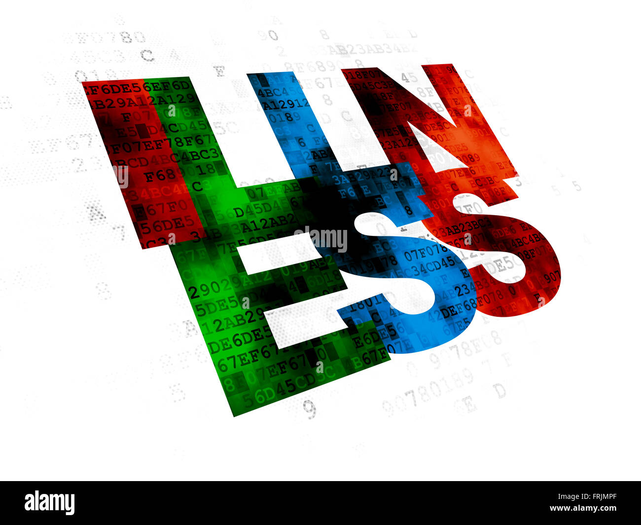 Medicine concept: Illness on Digital background Stock Photo - Alamy