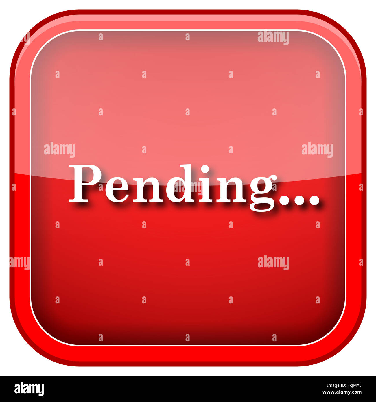 Pending red stamp illustration hi-res stock photography and images - Alamy
