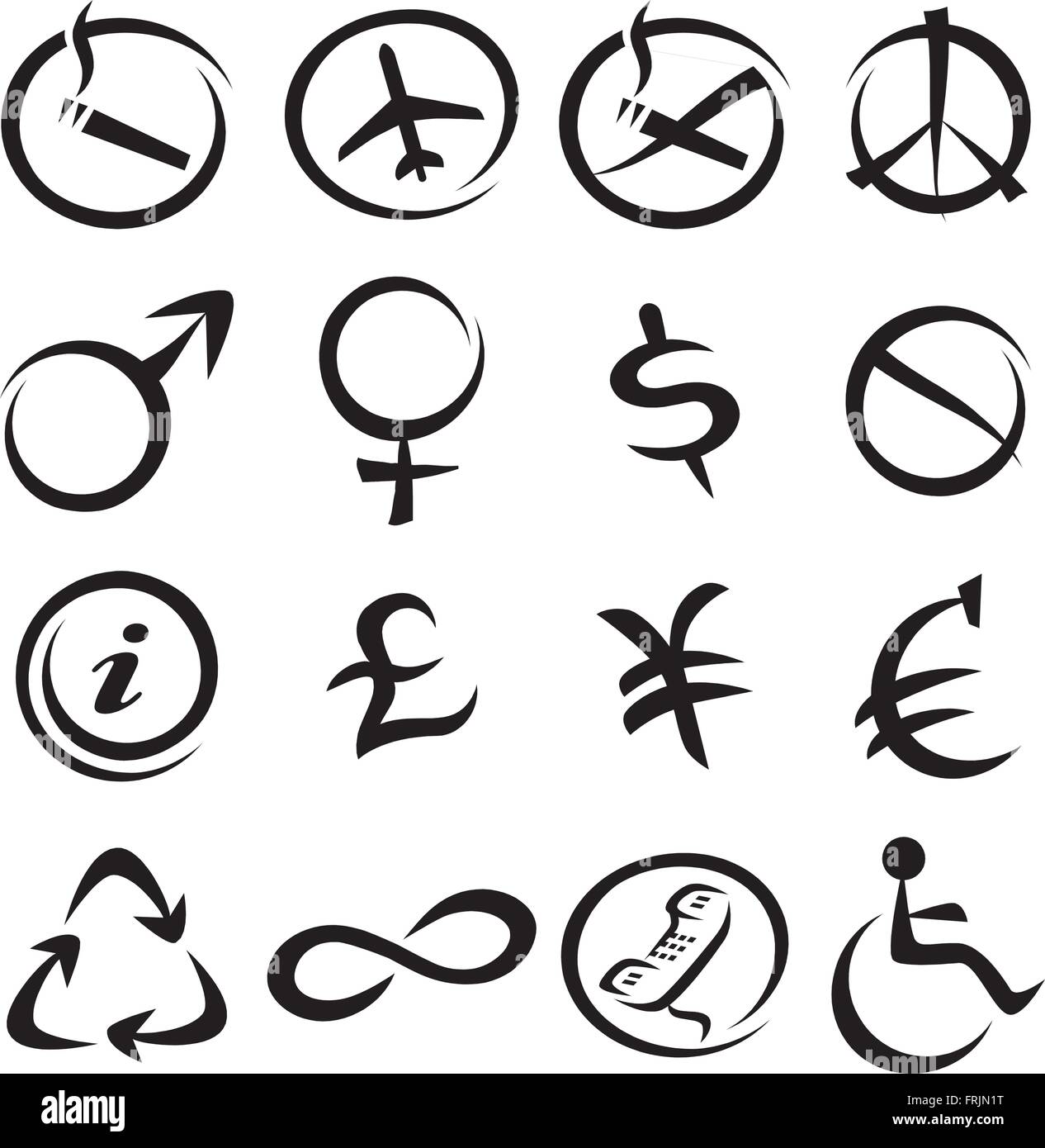 Web design cons vector vectors hi-res stock photography and images - Alamy