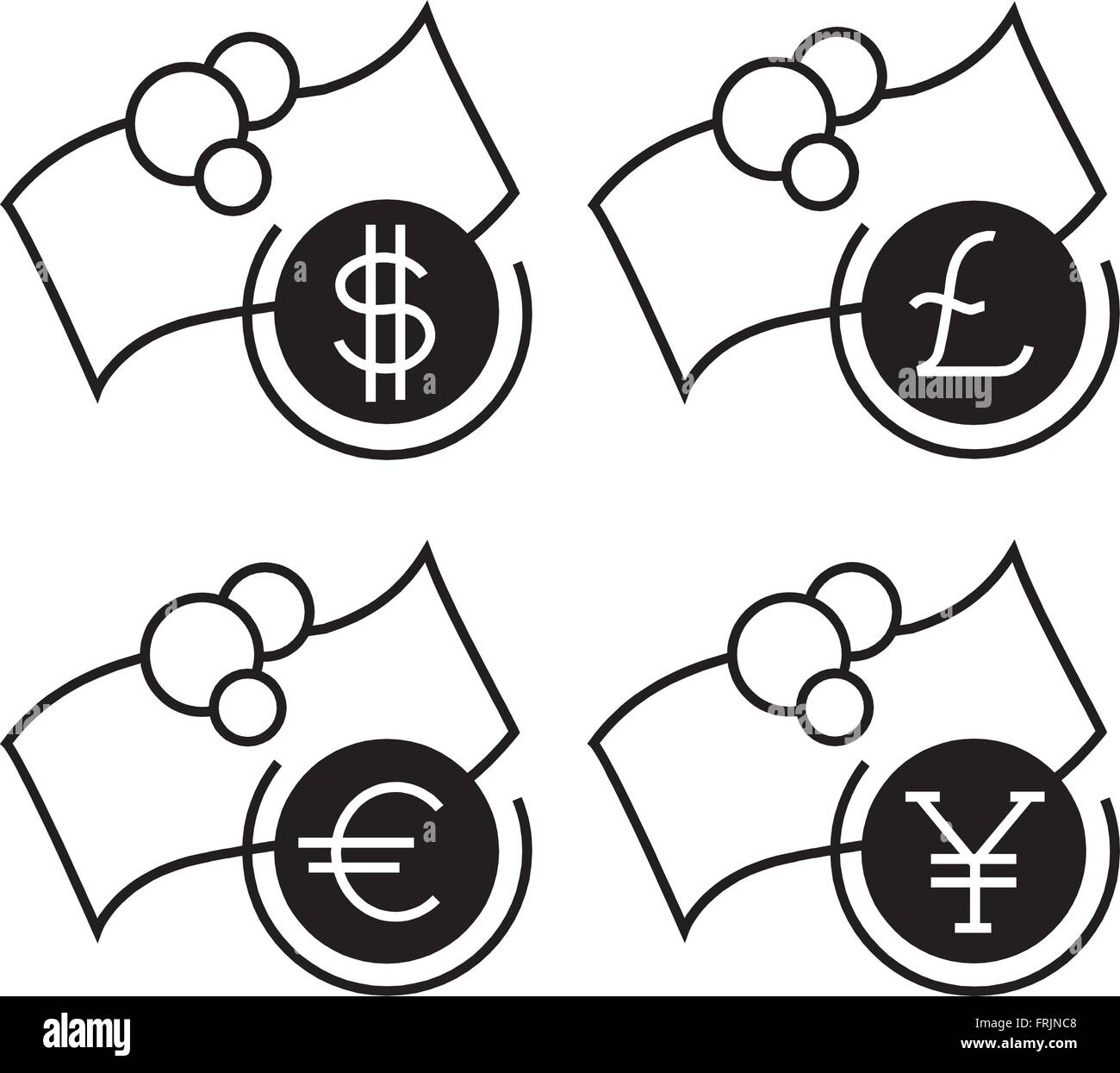 icon set currency Stock Vector Image & Art - Alamy