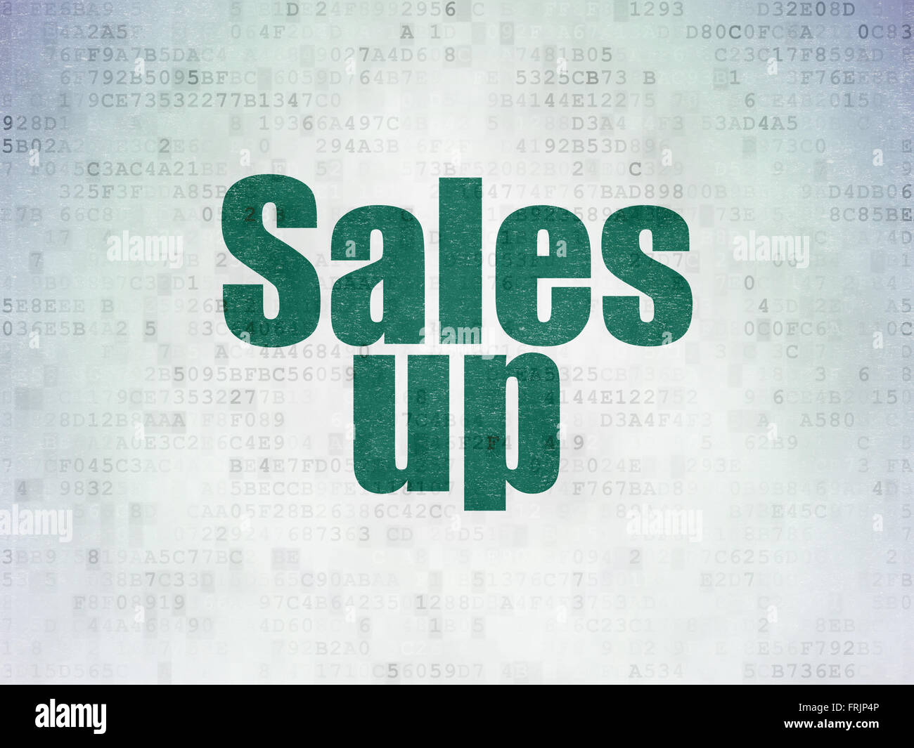 Marketing concept: Sales Up on Digital Paper background Stock Photo - Alamy