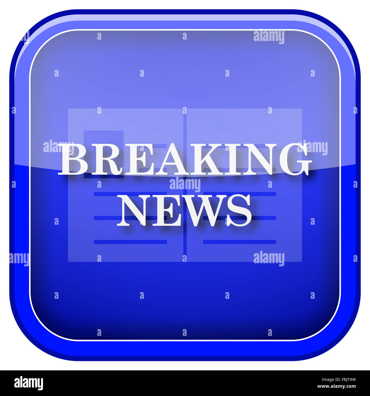 New update blue square hi-res stock photography and images - Alamy