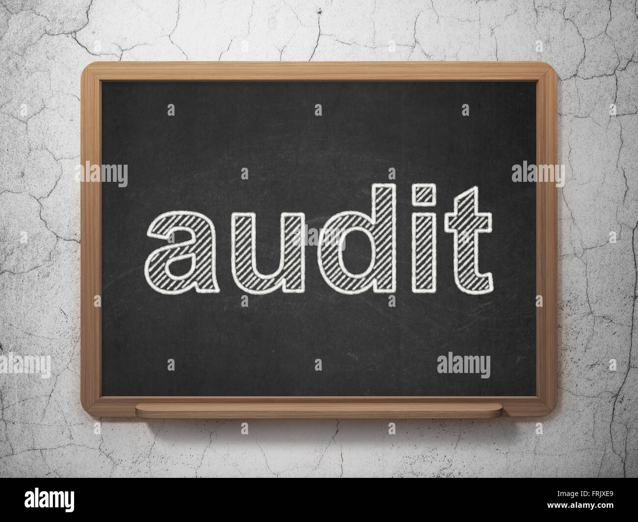 Finance concept: Audit on chalkboard background Stock Photo - Alamy