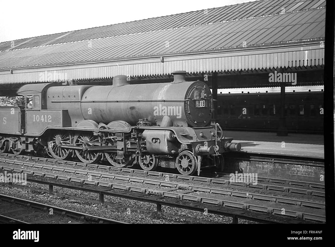 Hughes L&Y 4-6-0 No.10412 in post-1928 LMS livery Stock Photo - Alamy