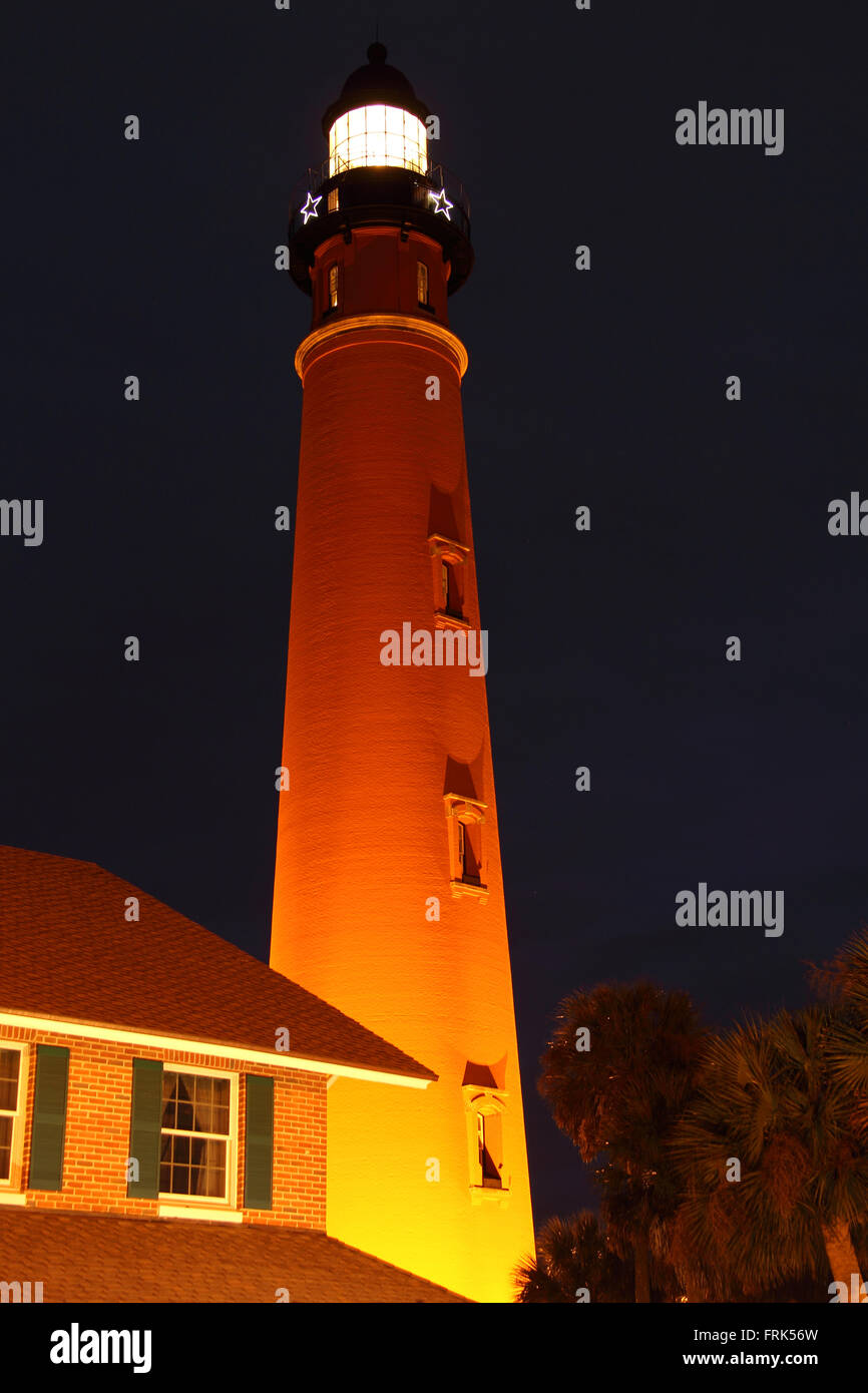 Historic Ponce Inlet Lighthouse on the Atlantic Coast of Florida Stock ...