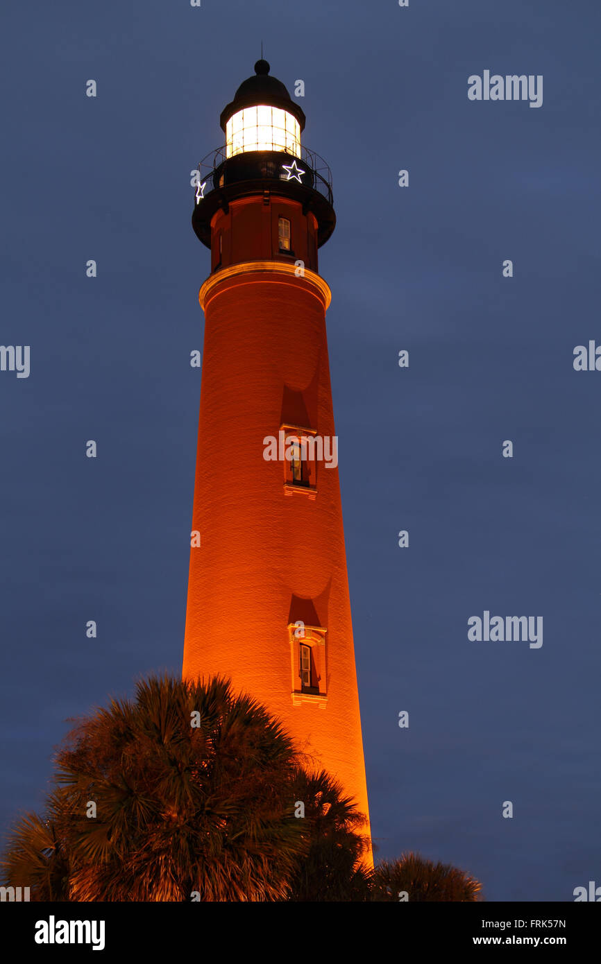 Historic Ponce Inlet Lighthouse on the Atlantic Coast of Florida Stock ...
