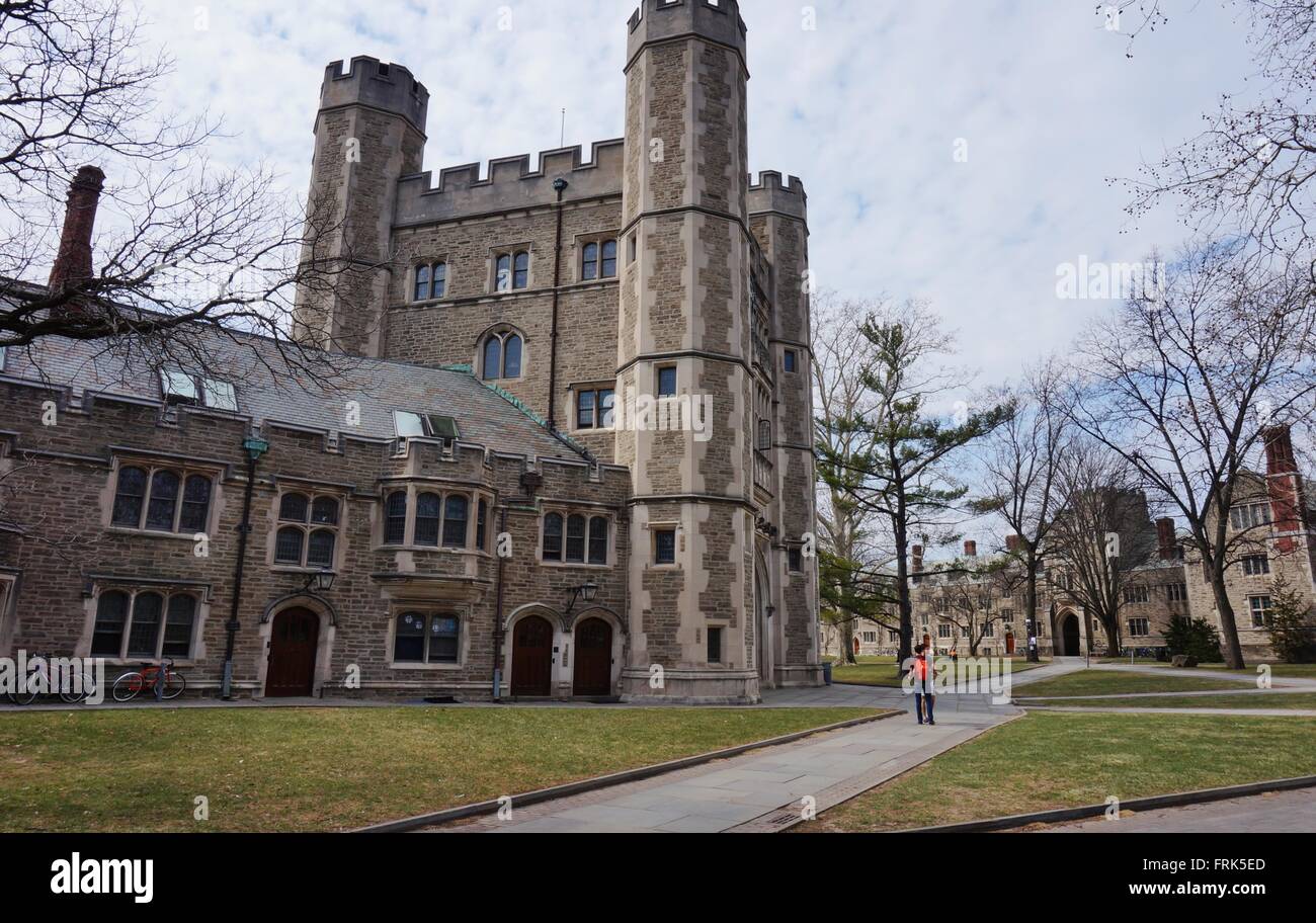 The campus of Princeton University, an Ivy League school in Princeton ...