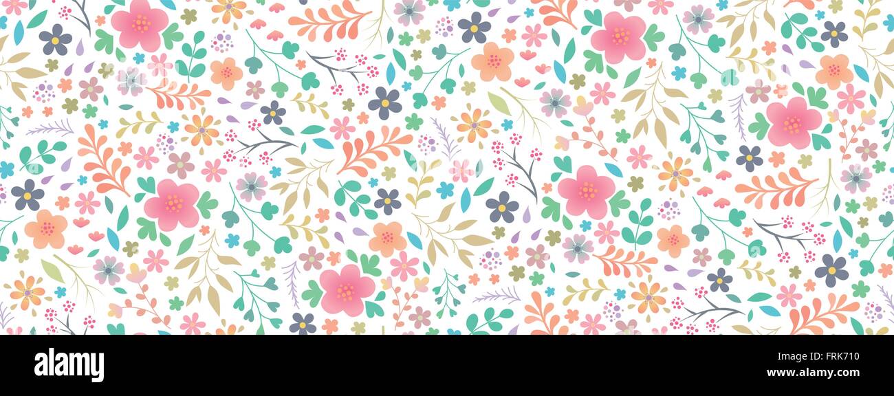 Beautiful spring vector pattern Stock Vector Image & Art - Alamy