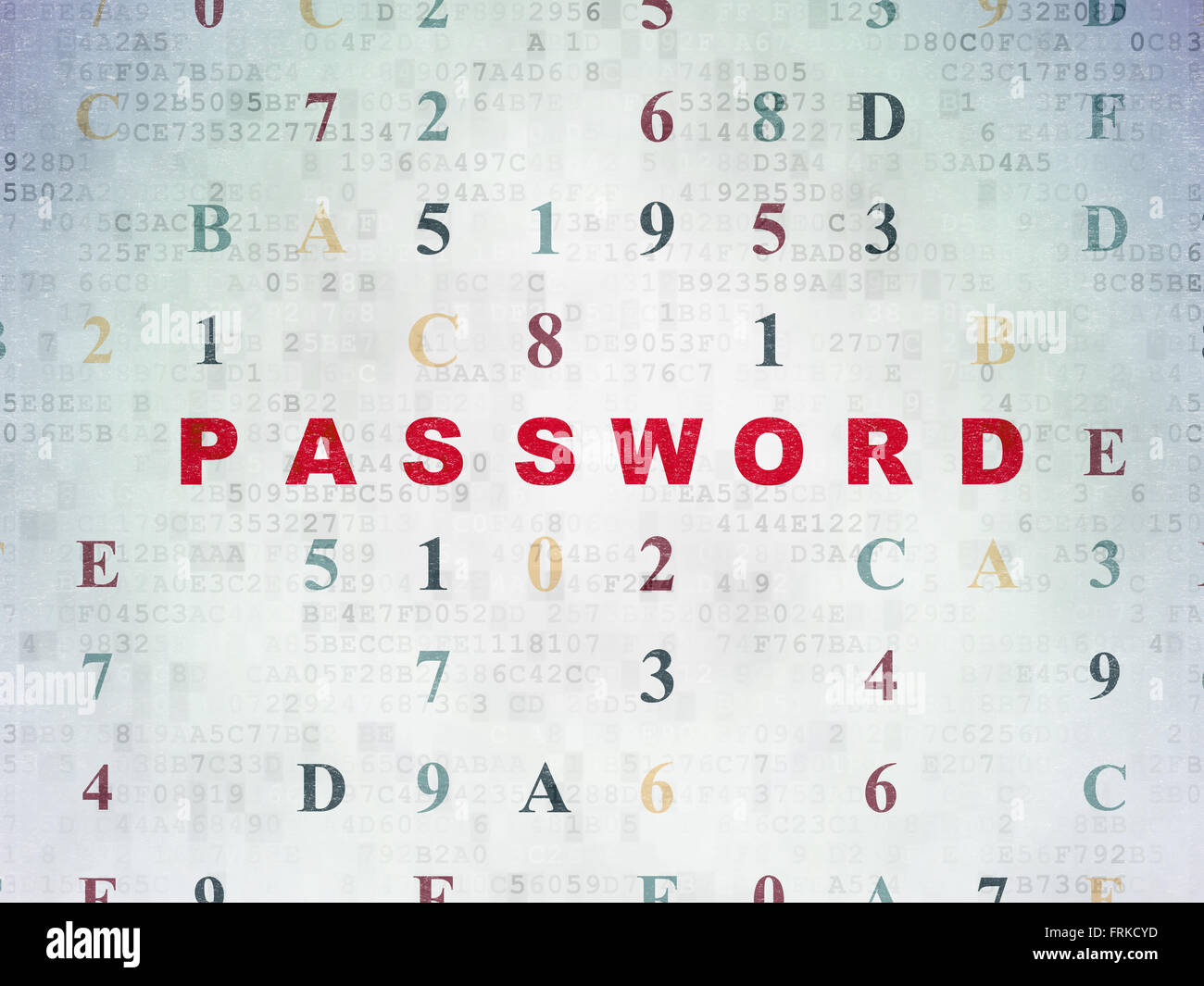 Security concept: Password on Digital Paper background Stock Photo - Alamy