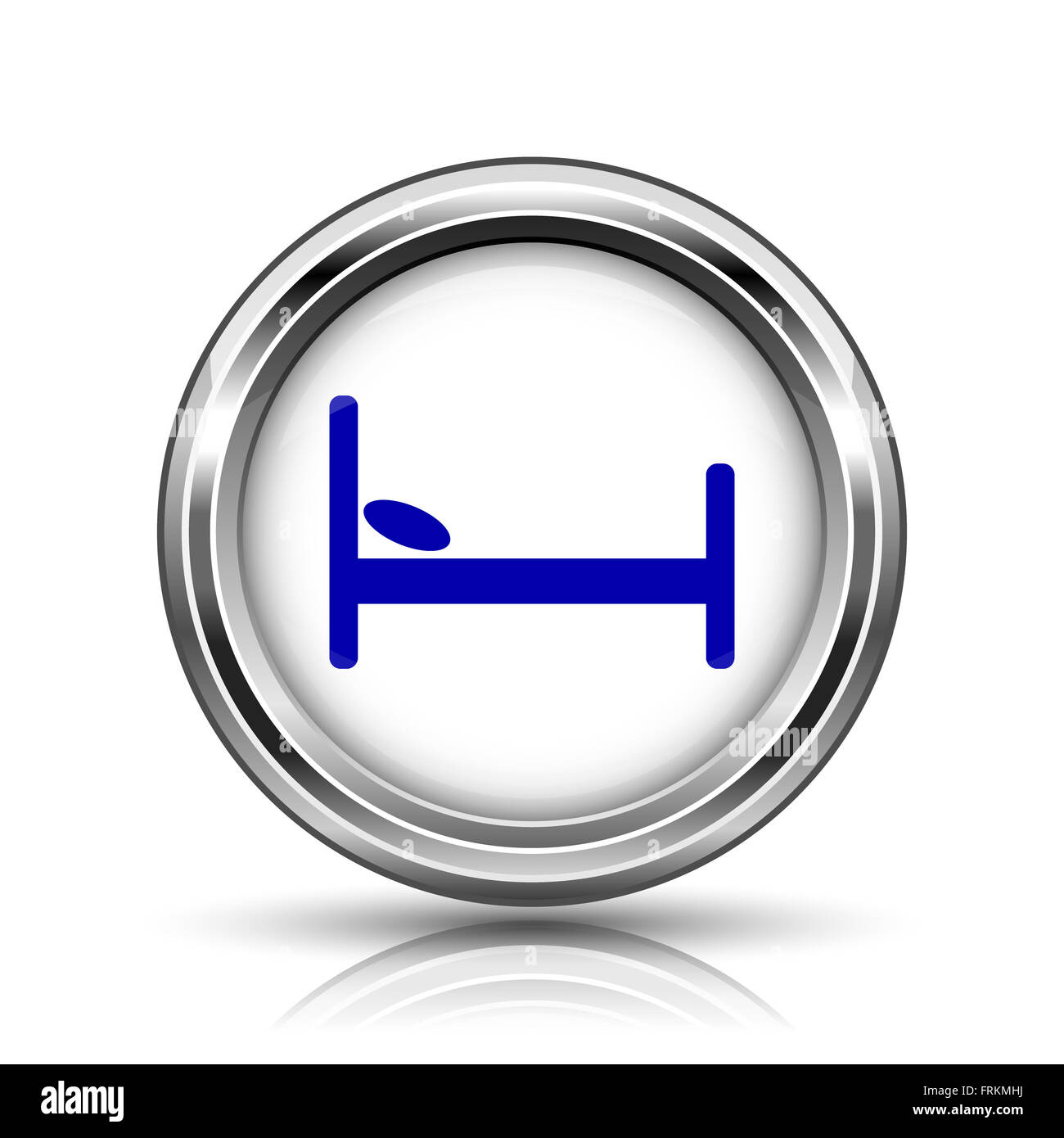 Shiny glossy icon - internet metallic button Stock Photo - Alamy