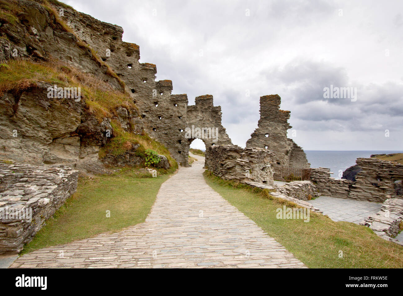 Camelot castle in cornwall hi-res stock photography and images - Alamy