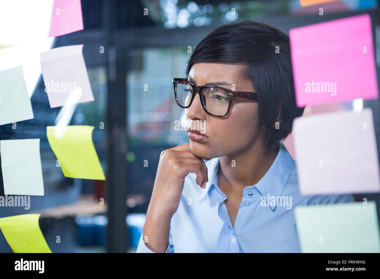 Woman sticky paper hi-res stock photography and images - Alamy