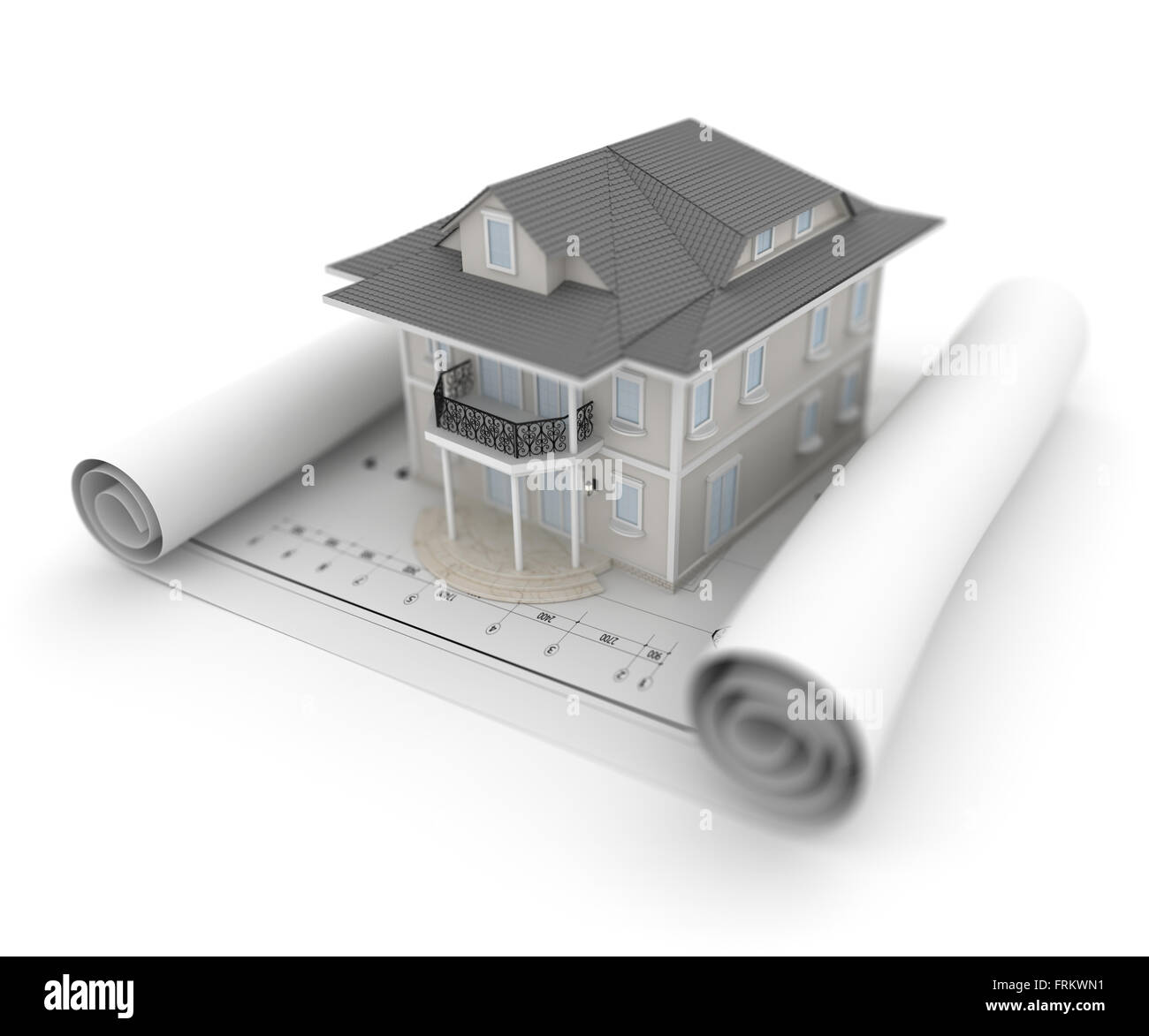 Rendered house hi-res stock photography and images - Alamy