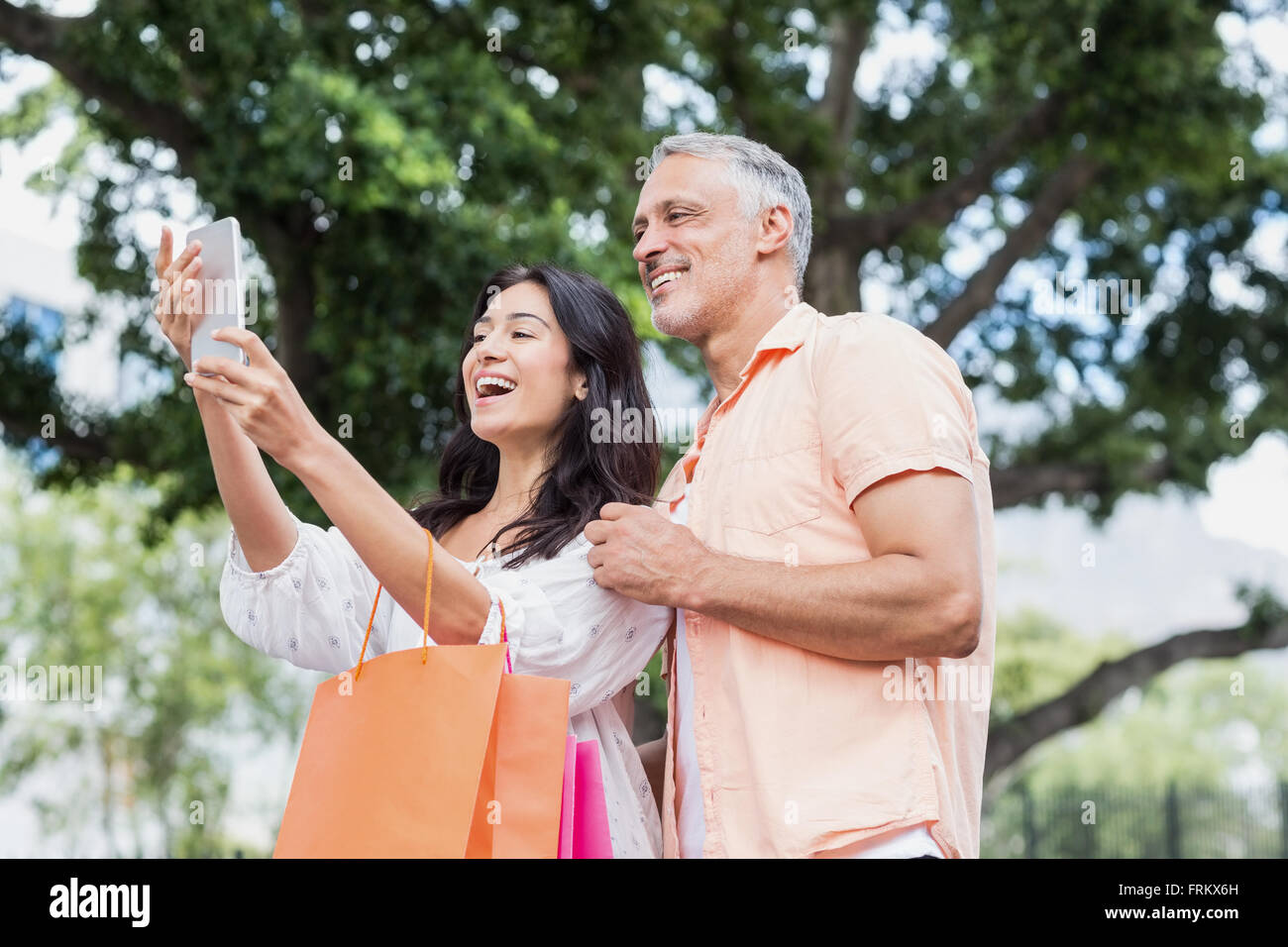 Happy couple taking selfie in hi-res stock photography and images - Alamy