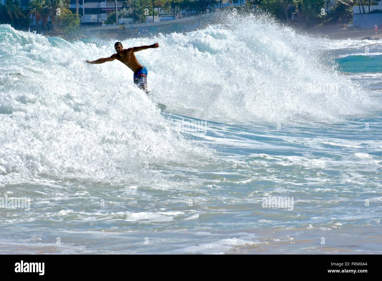 Waves of water and surfer hi-res stock photography and images - Alamy