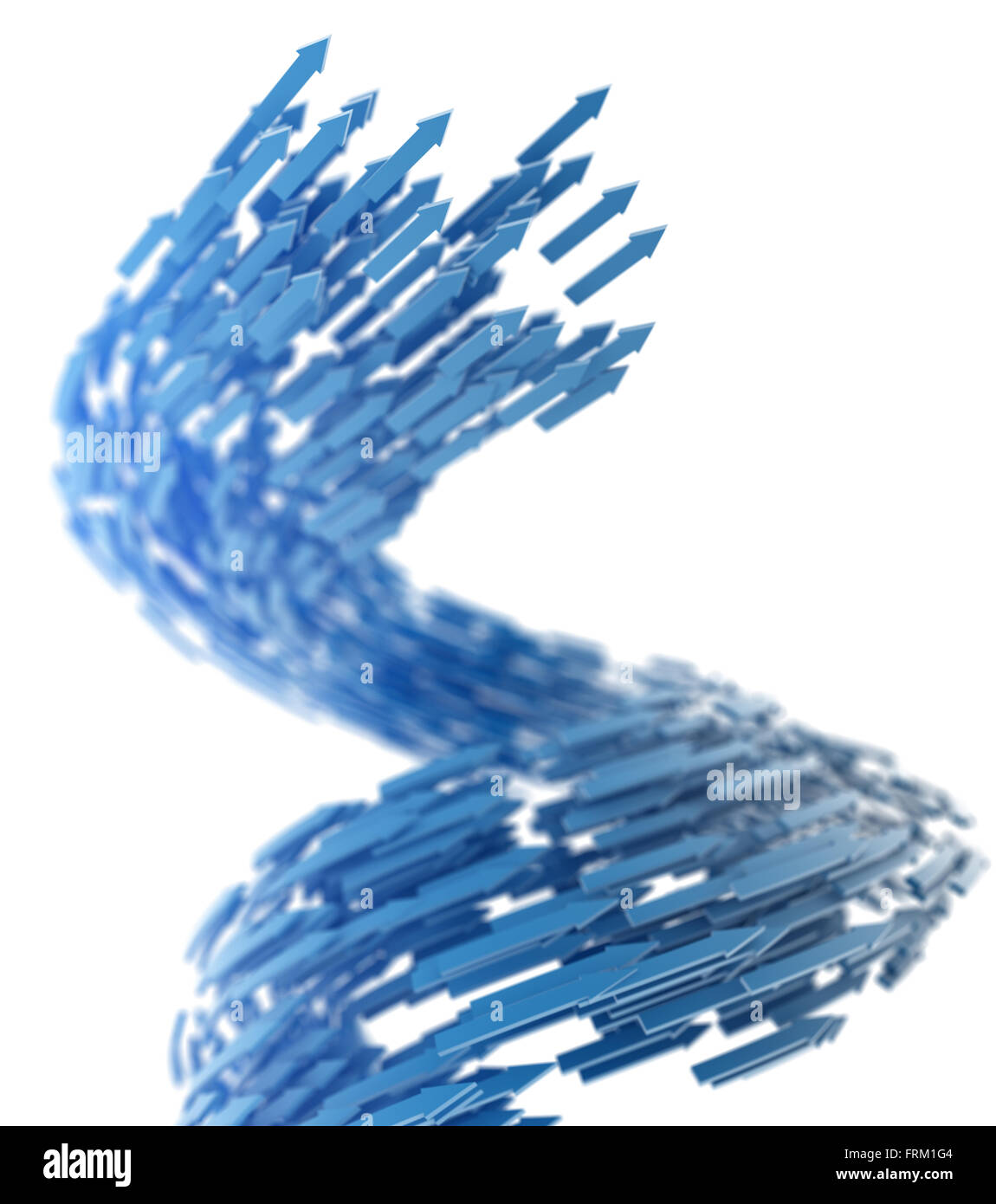 Arrows Turning , 3d rendered image Stock Photo - Alamy