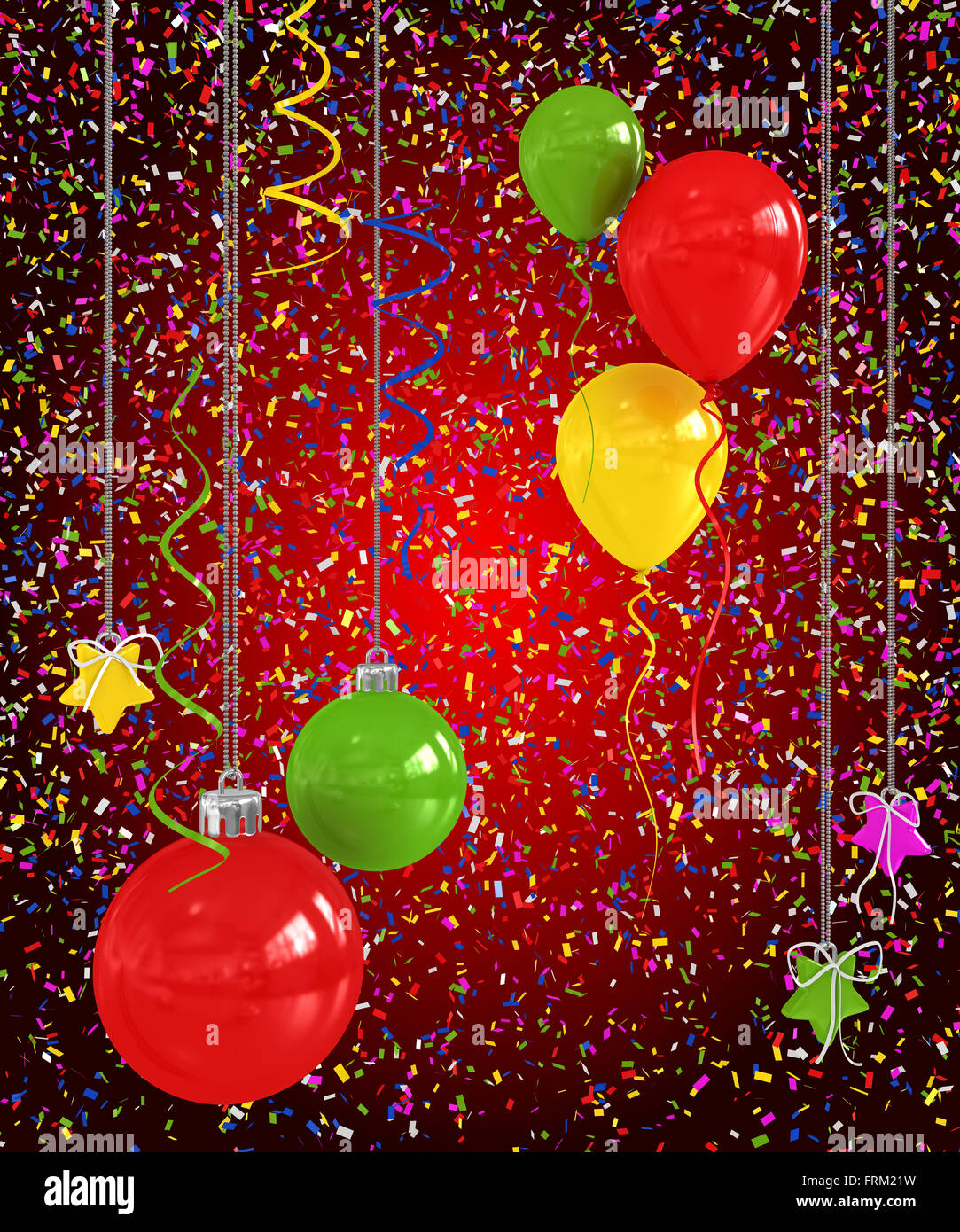 New Year , 3d rendered image Stock Photo - Alamy