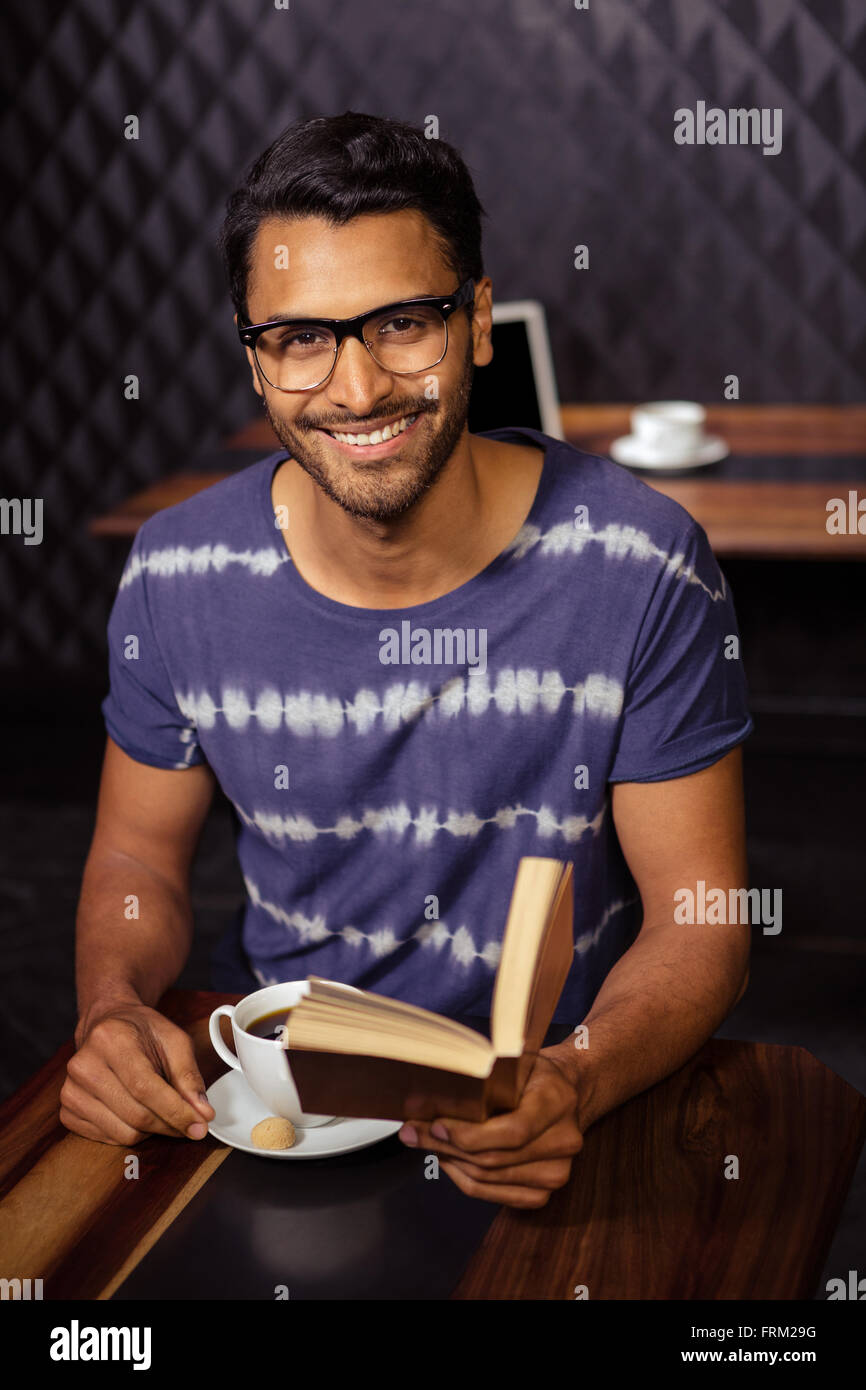 Man reading a book Stock Photo - Alamy