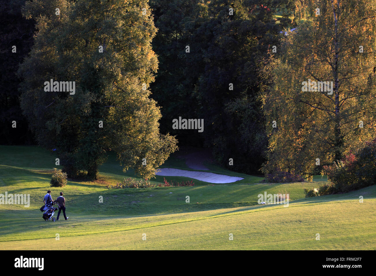 golf course near the Dolder Grand Hotel, Zurich, Switzerland Stock ...