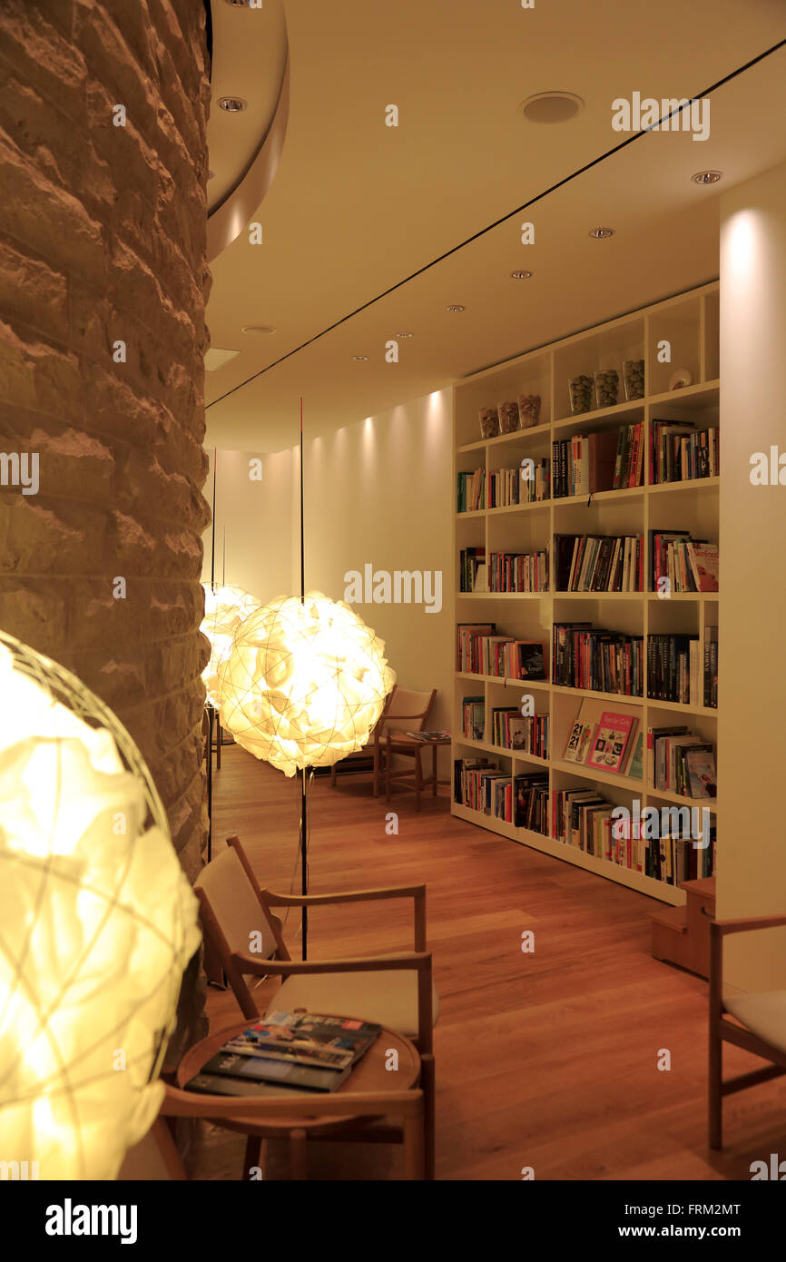 The reading room of Dolder Grand Hotel, Zurich, Switzerland Stock Photo ...