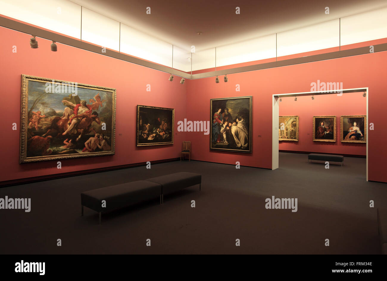 The interior of the Kunsthaus Zurich Fine Art Museum, Zurich ...