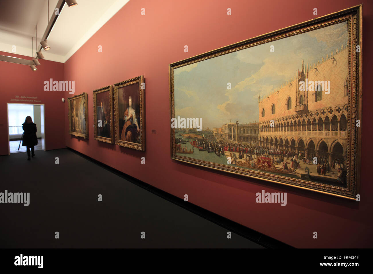 The interior of the Kunsthaus Zurich Fine Art Museum, Zurich ...