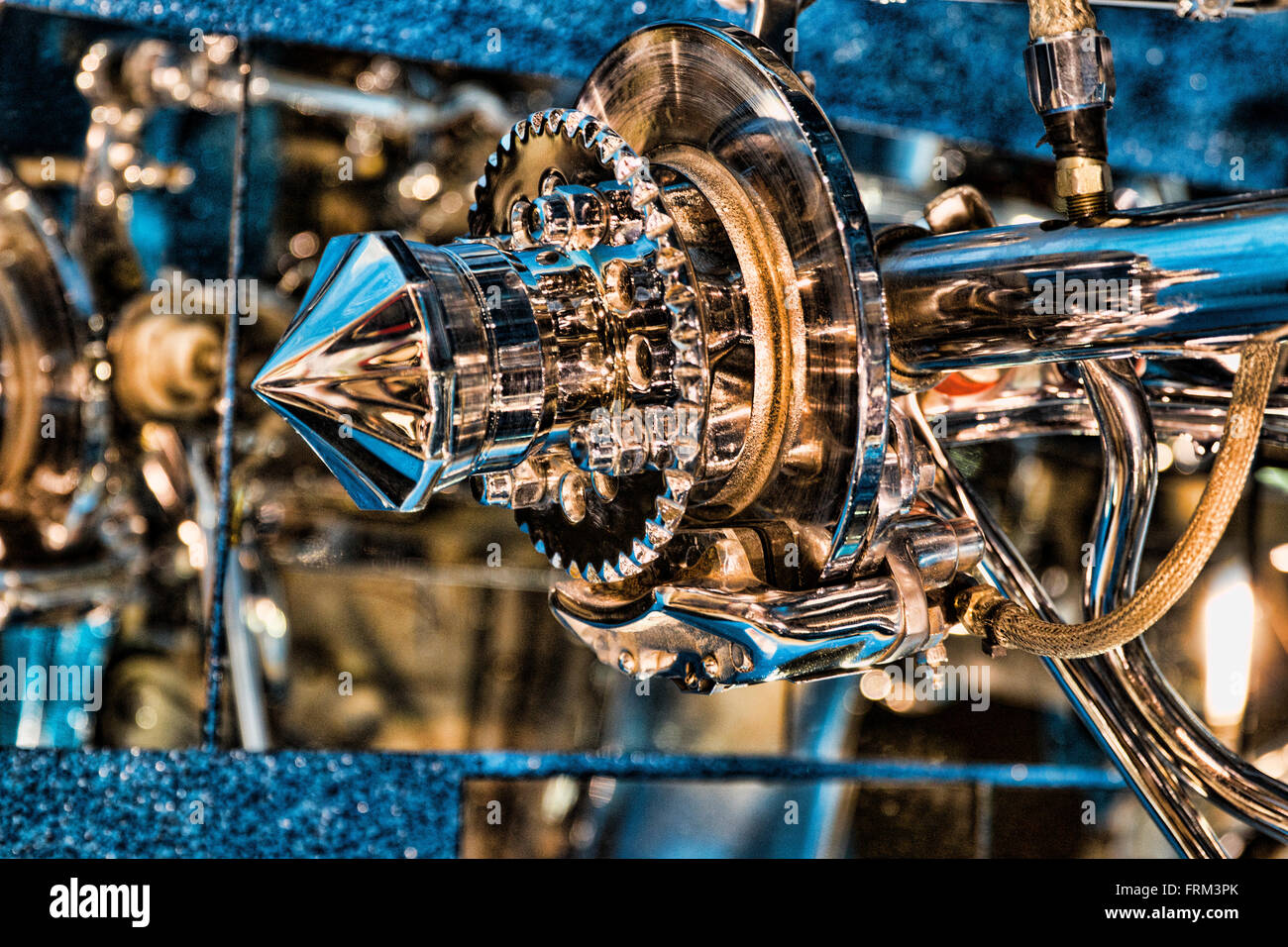 World of Wheels Auto Show Chicago Illinois view underneath a car Stock ...