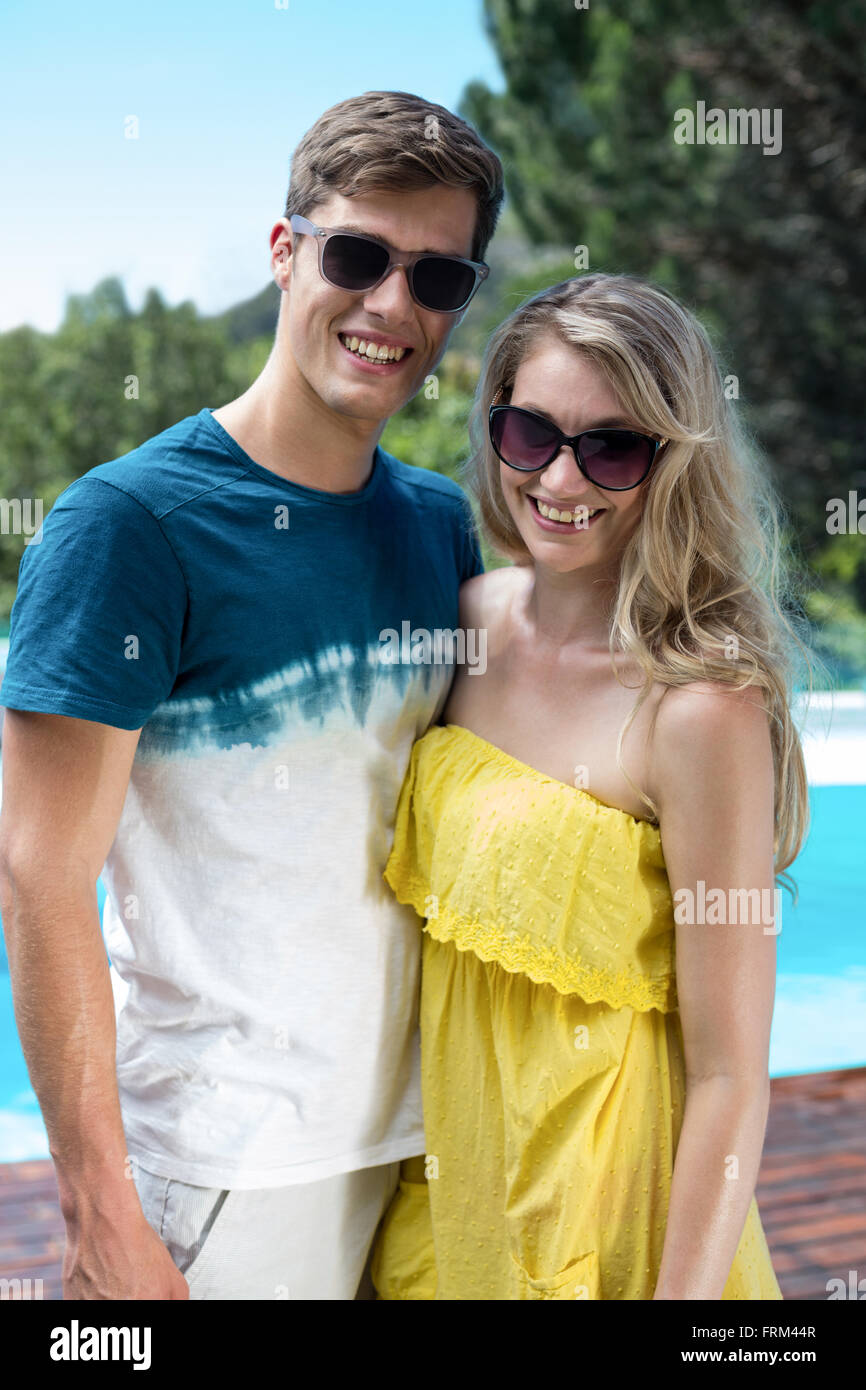 Couple pool resort hi-res stock photography and images - Alamy