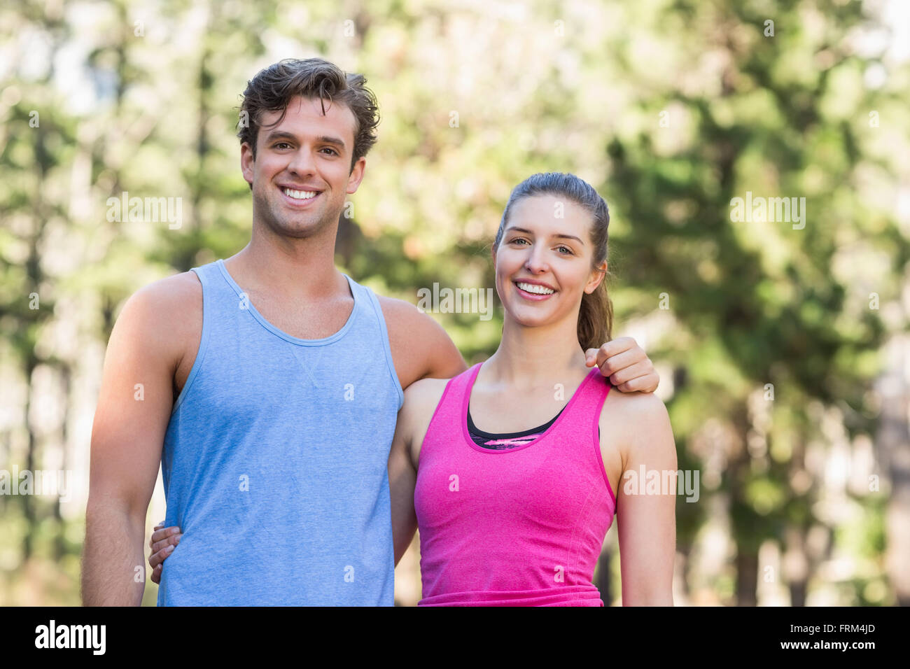 Portrait of healthy couple Stock Photo - Alamy