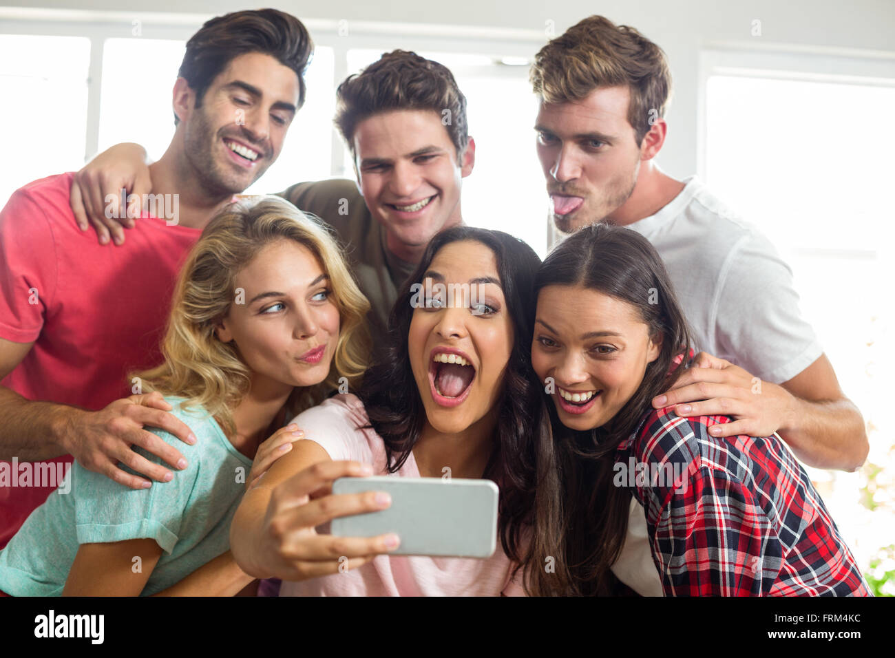 Making faces and hi-res stock photography and images - Alamy