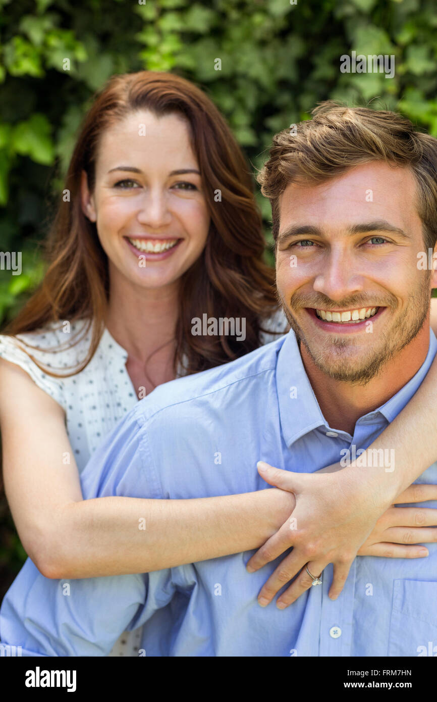 Hugging young man woman hi-res stock photography and images - Alamy