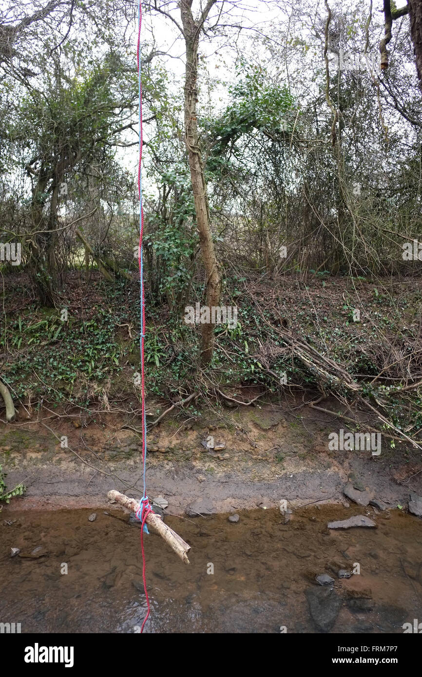 Rope swing over river hi-res stock photography and images - Alamy