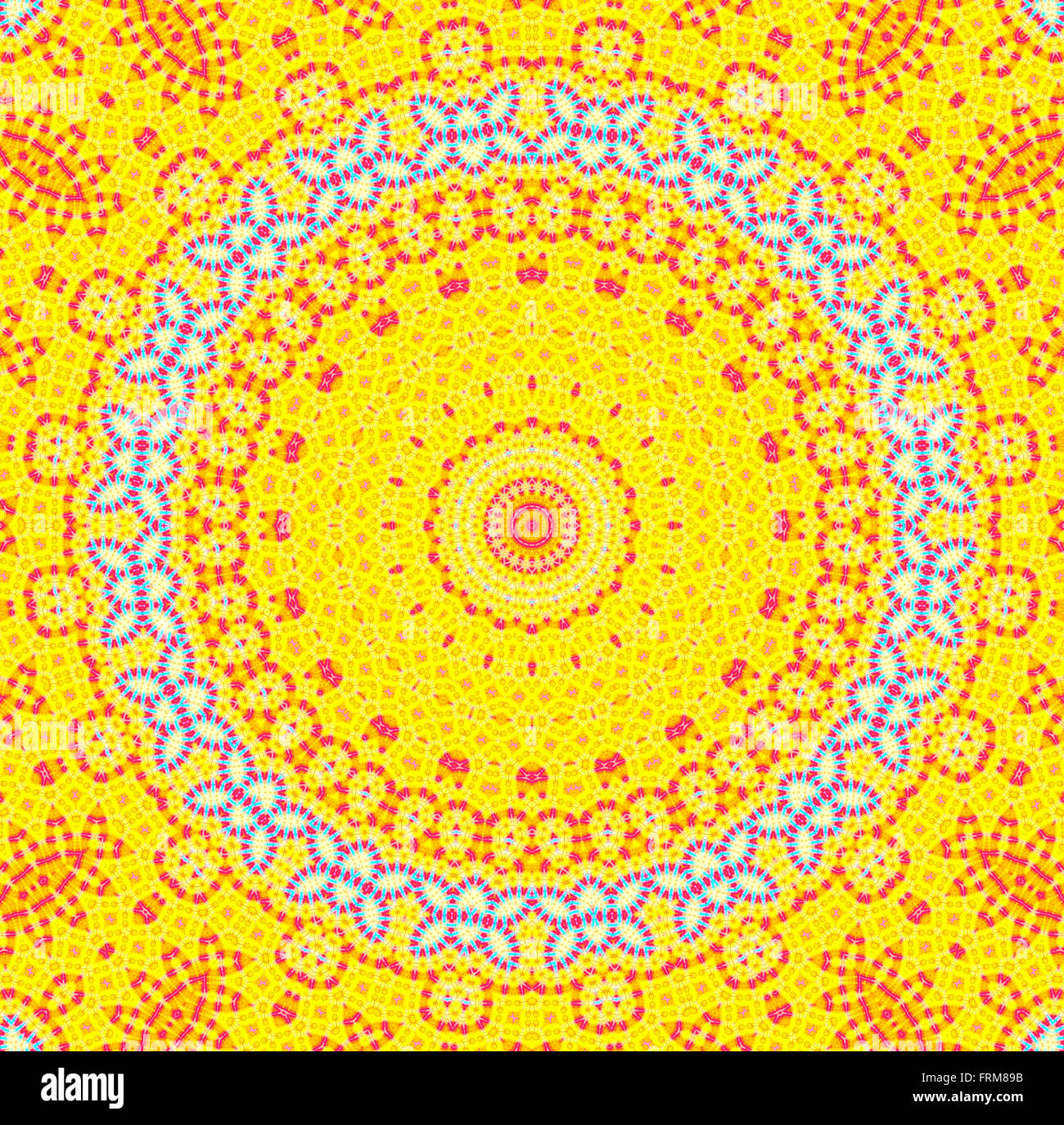 Bright yellow background with abstract concentric pattern Stock Photo ...