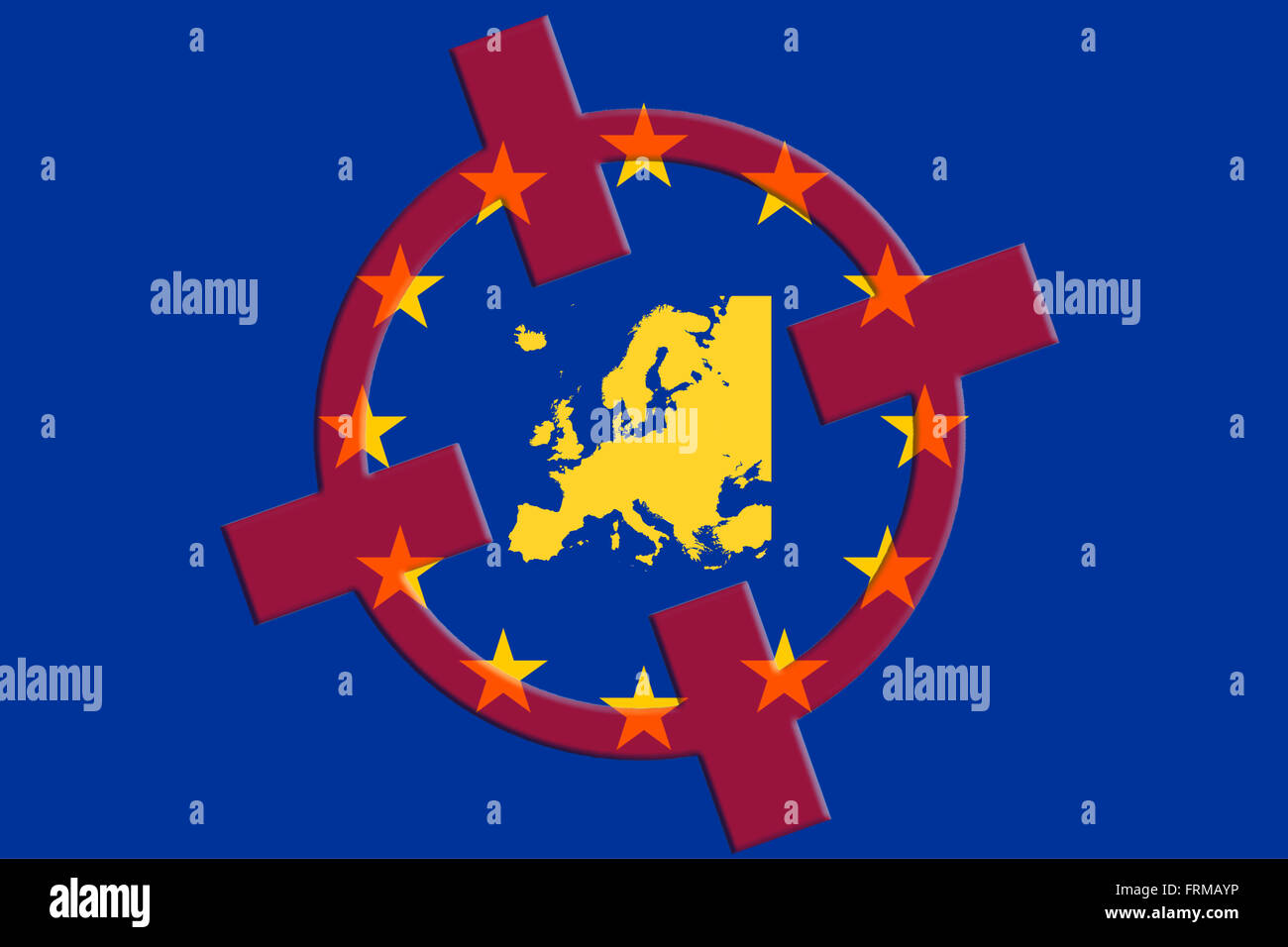 Terror warning flag map hi-res stock photography and images - Alamy