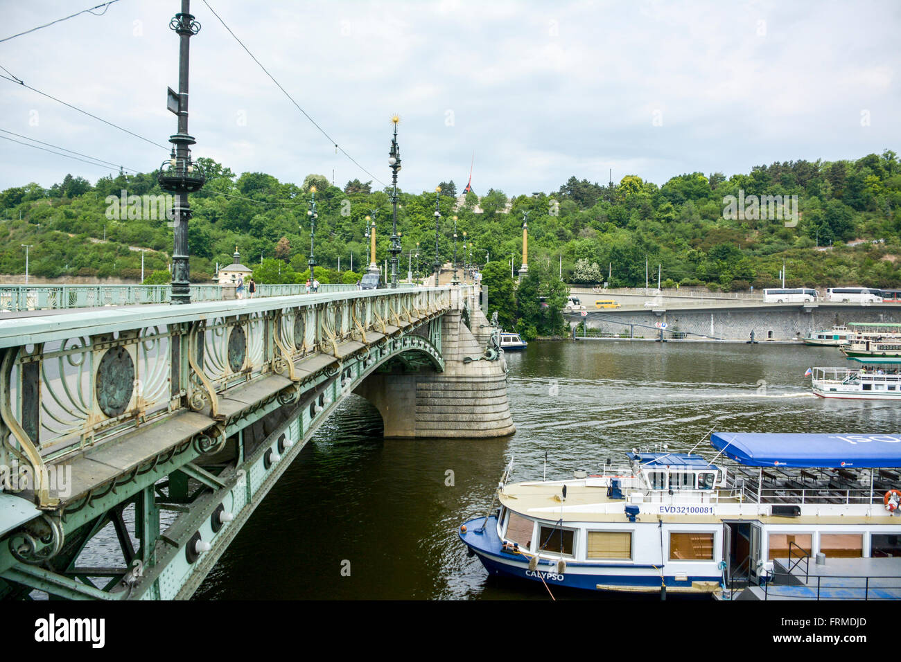 Construction on river vltava hi-res stock photography and images - Alamy