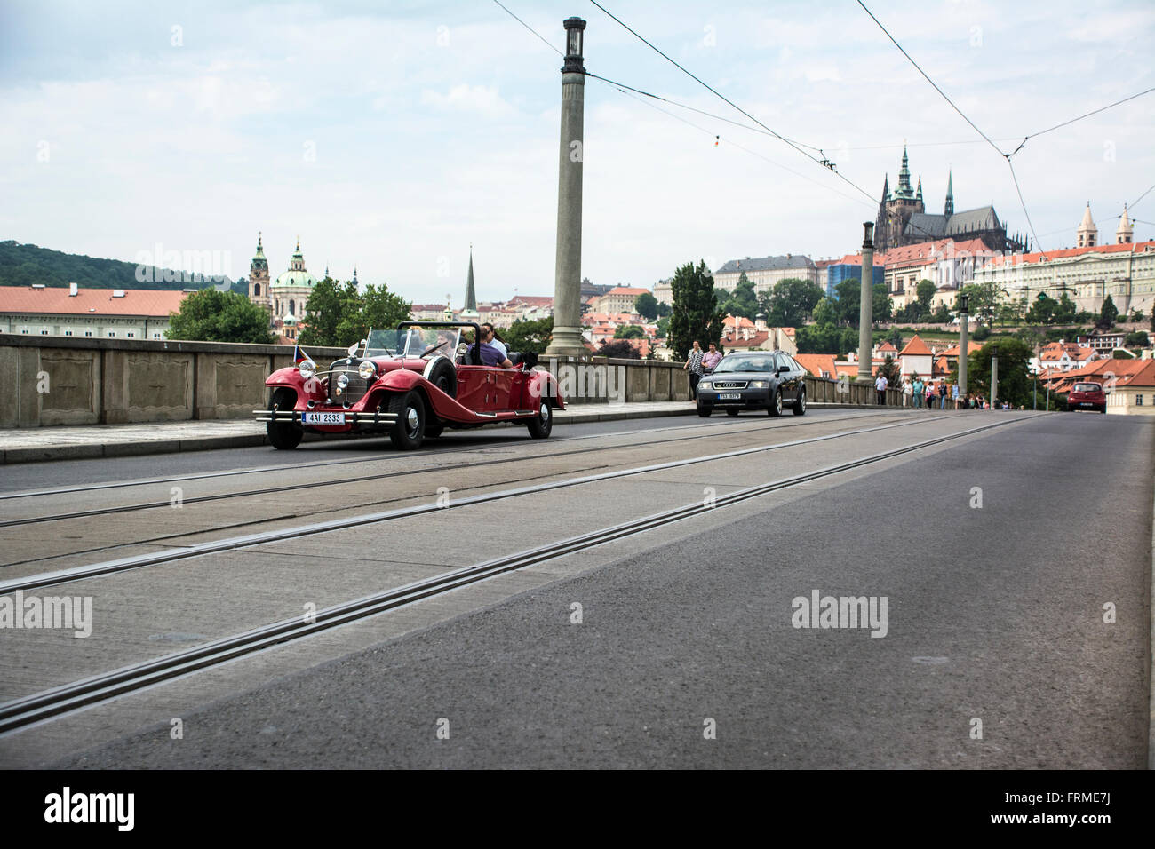 Prague railway bridge hi-res stock photography and images - Alamy